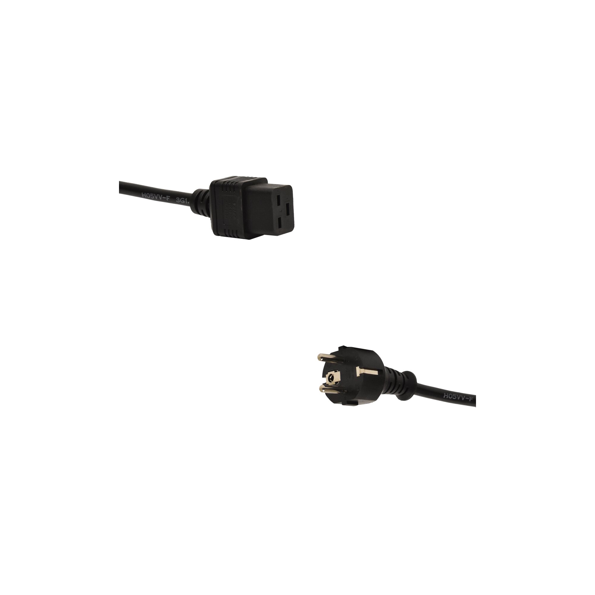 Volex Netzkabel 4 m lang Schuko Stecker an Kaltgerätebuchse C19 MPN: 72 ...