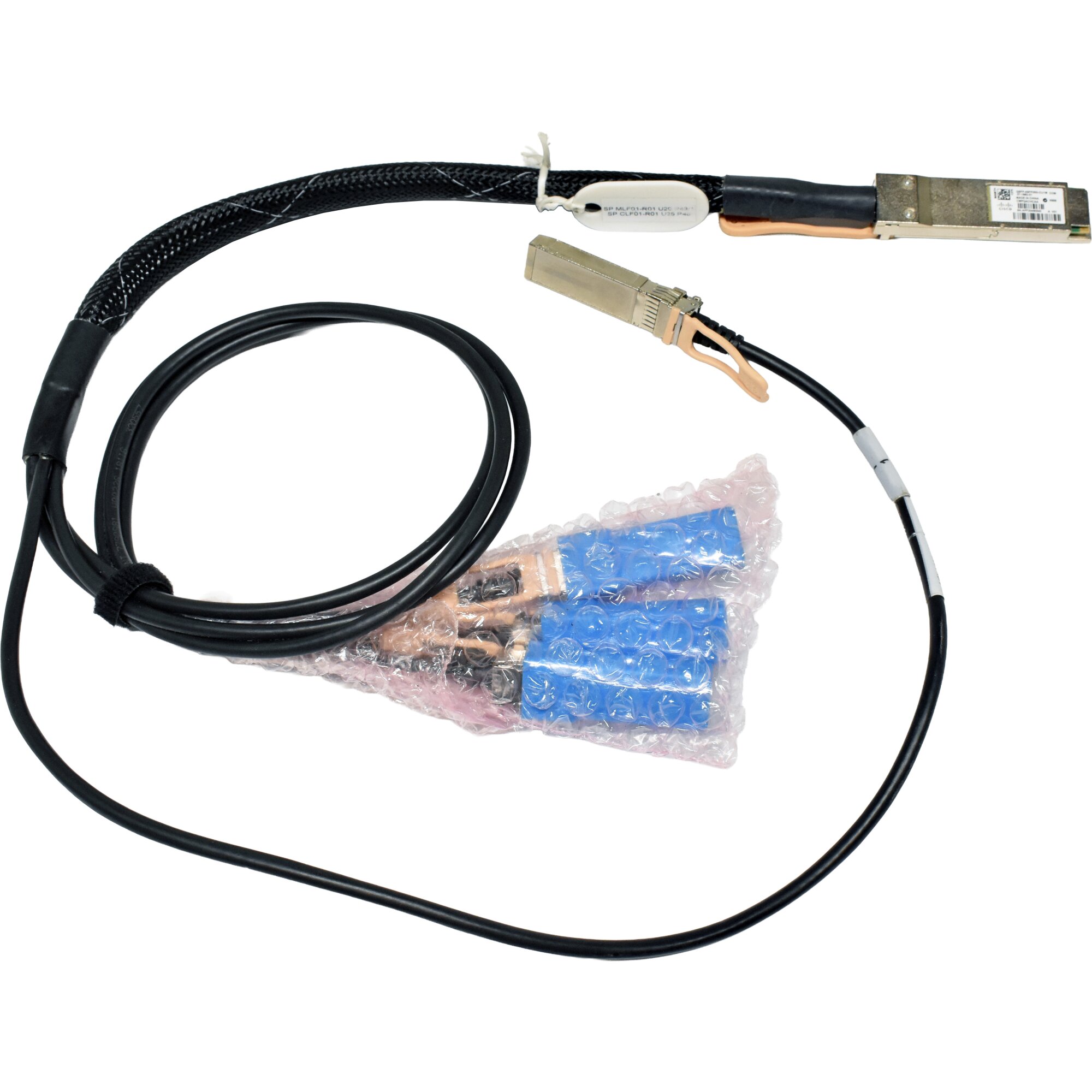Cisco 37-1683-01 100GBASE QSFP - 4x SFP-25G 1m Passive Copper Splitter ...