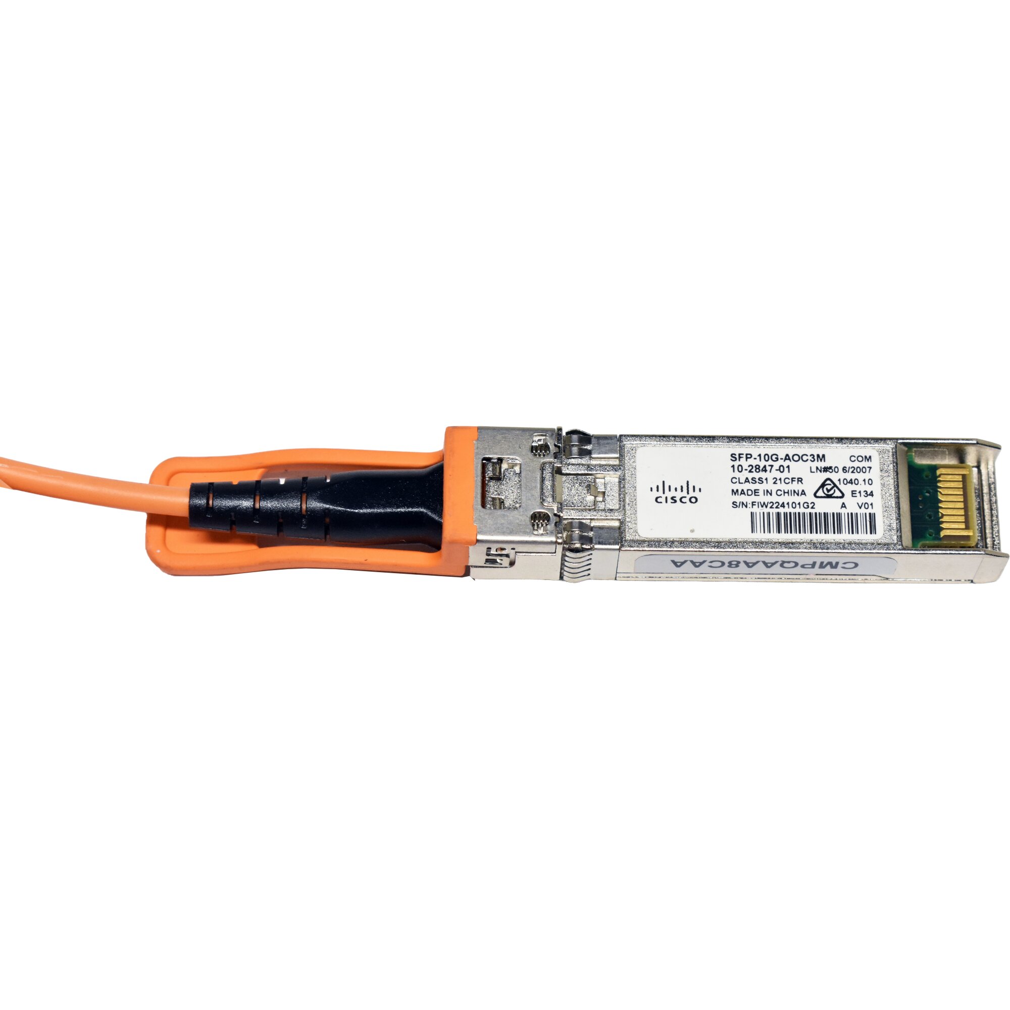 Cisco QSFP-H40G-AOC1M 10-2925-02 1m QSFP+ - QSFP+ Active Optical Cable ...