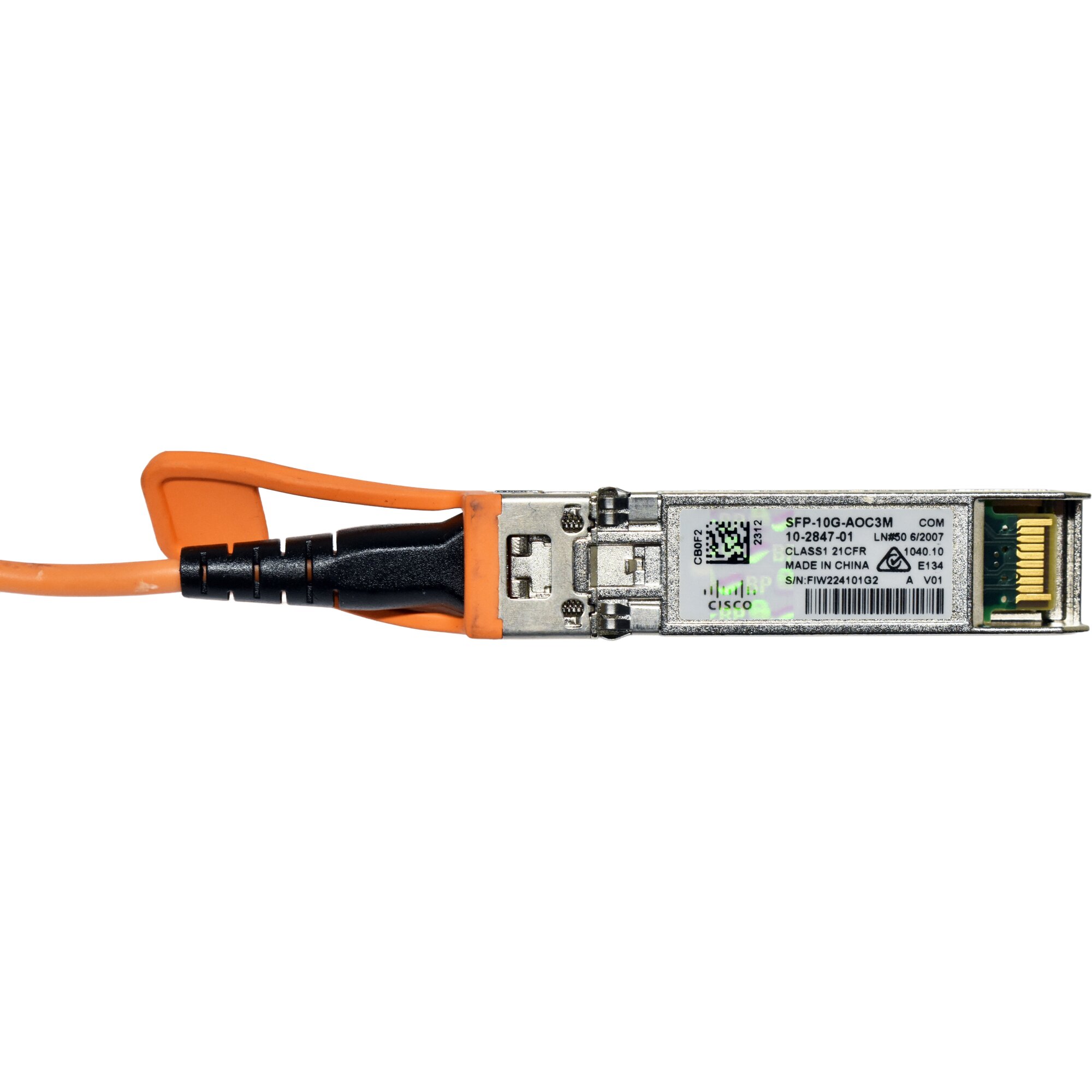 Cisco QSFP-H40G-AOC1M 10-2925-02 1m QSFP+ - QSFP+ Active Optical Cable ...