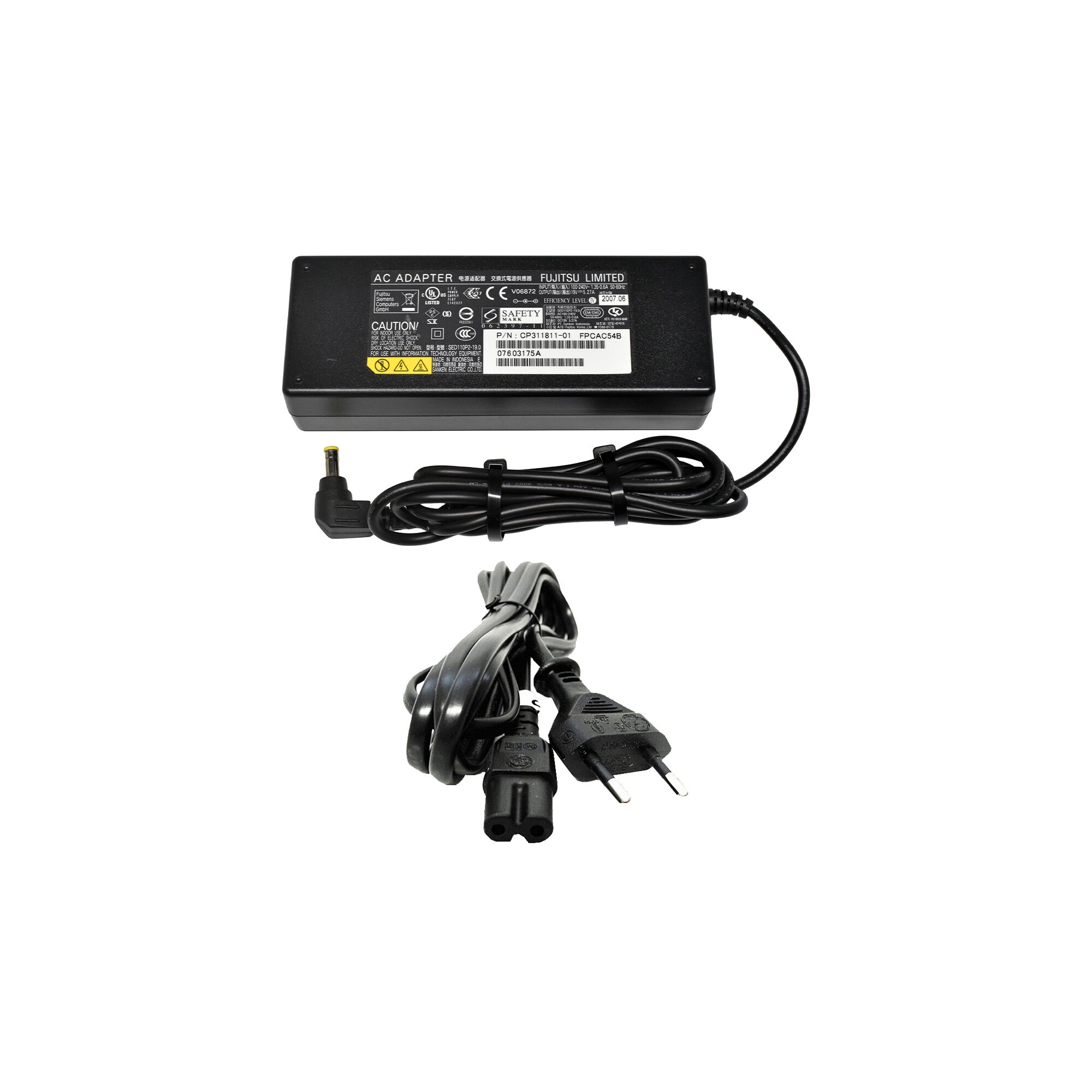 Fujitsu SED110P2-19.0 CP311811-01 FPCAC54B 100W AC Adapter 19V 5.27A ...
