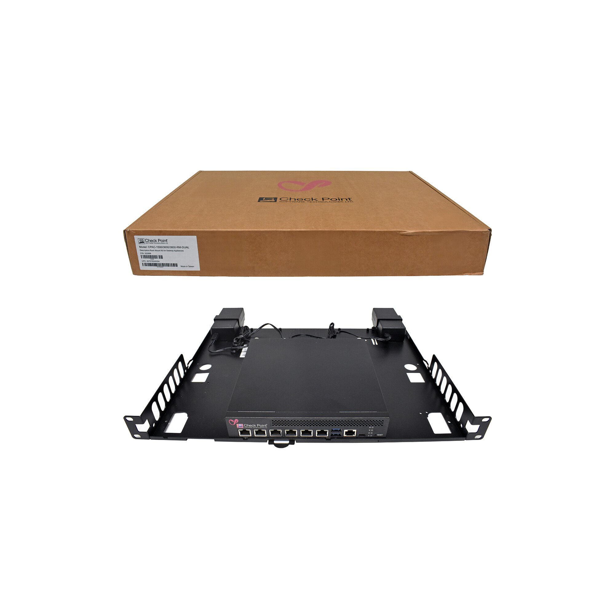 Check Point QB-1 Quantum 3600 Security Gateway Kit +Rack Mount Shelf ...