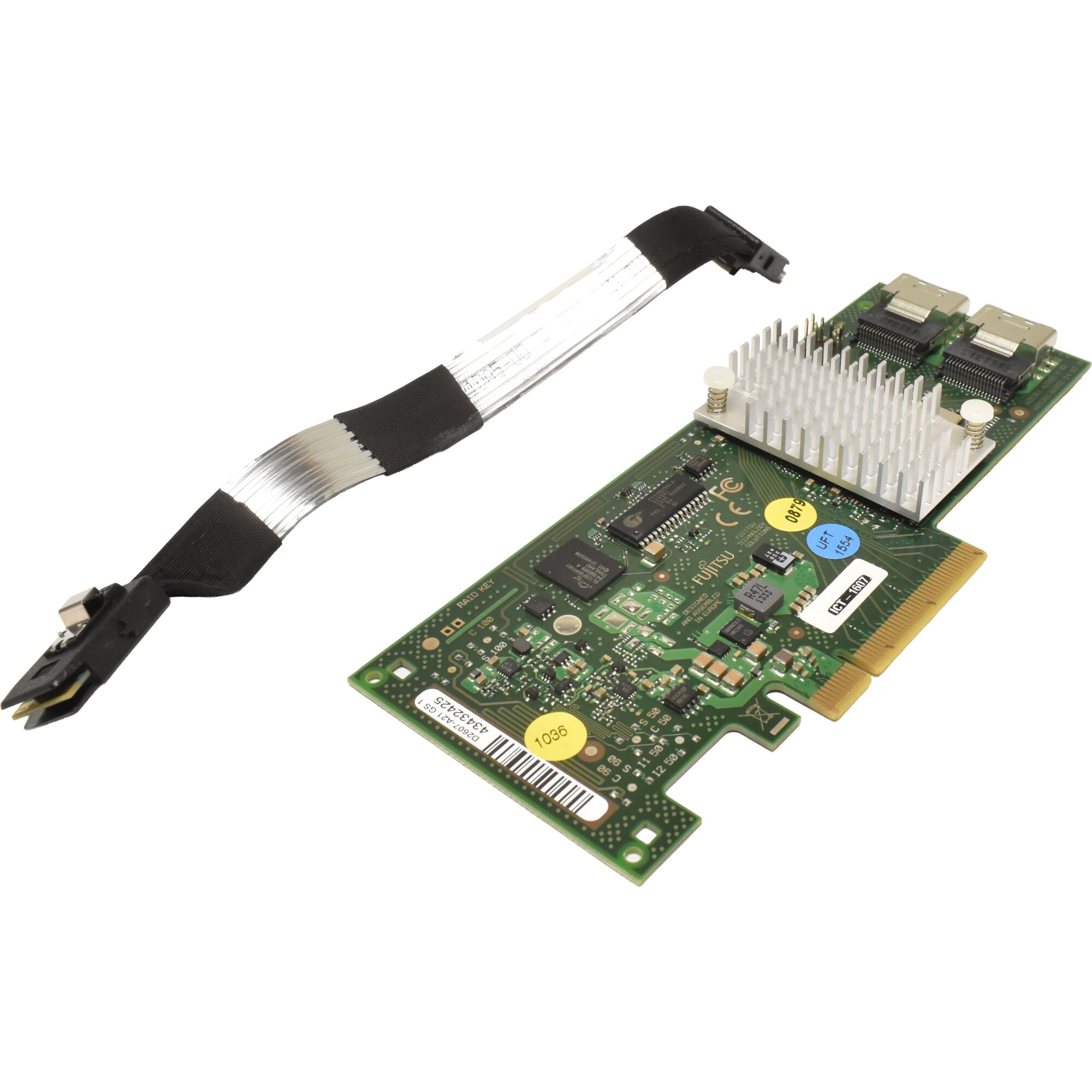 Fujitsu Primergy D2607-A21 2-Port 6G PCIe x8 SAS RAID Controller no ...