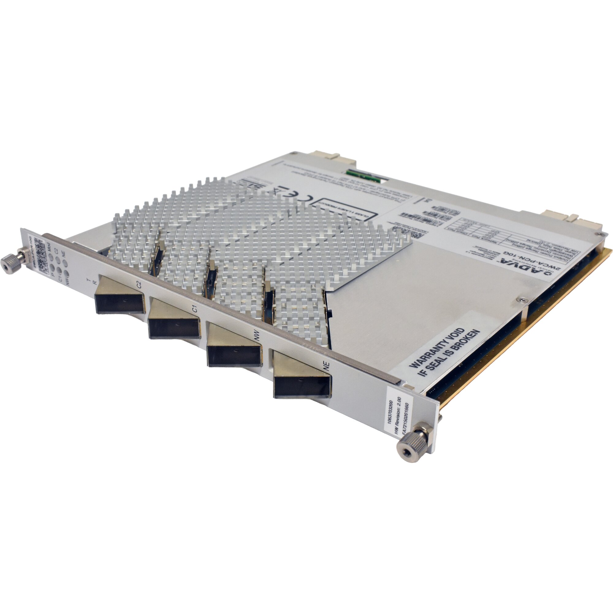 ADVA 2WCA-PCN-10G 1063703200 Quad-Port XFP NIC for FSP 3000R7