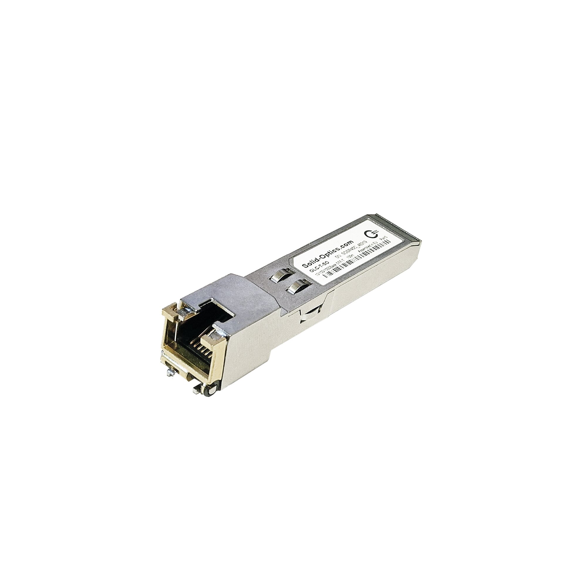 Solid-Optics GLC-T-SO 1000Base-T 100m SFP Copper RJ-45 Transceiver ...