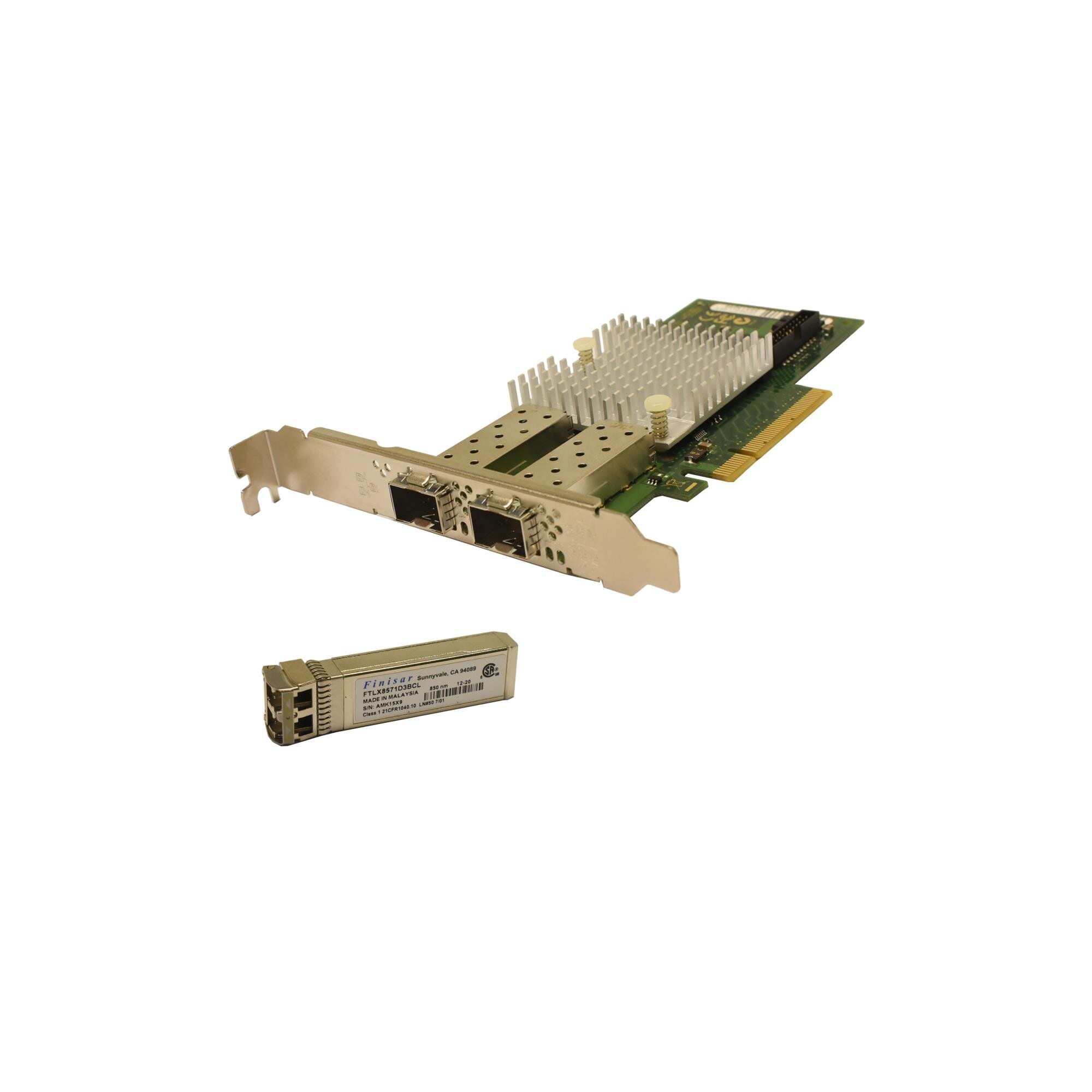 Fujitsu 2 Port 10 Gb Ethernet PCIe D2755-A11 GS1 Full-profile with SFP+