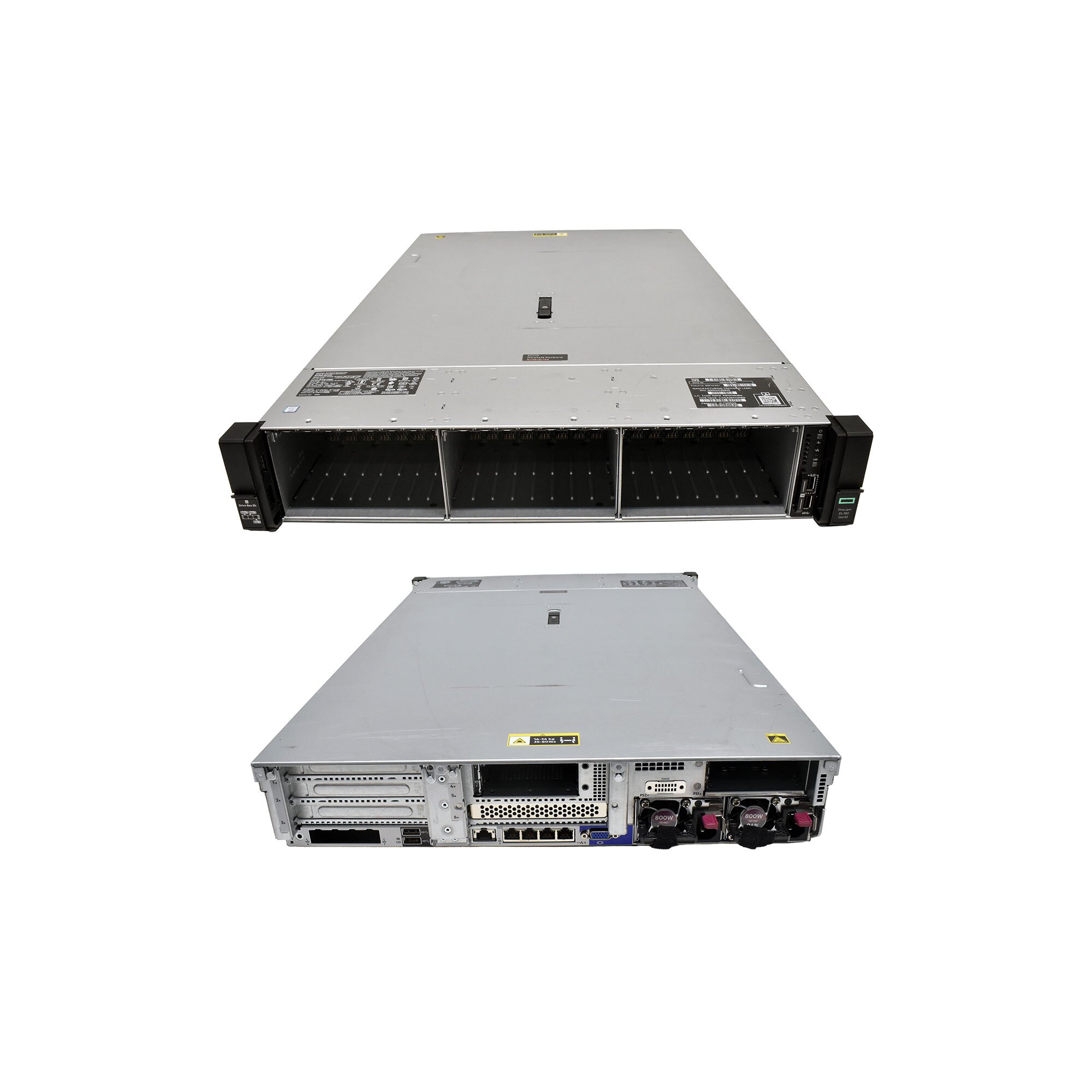 HP ProLiant DL380 G10 2U ohne CPU 2x Kühler 0GB RAM DDR4 28x SFF 2,5 ...