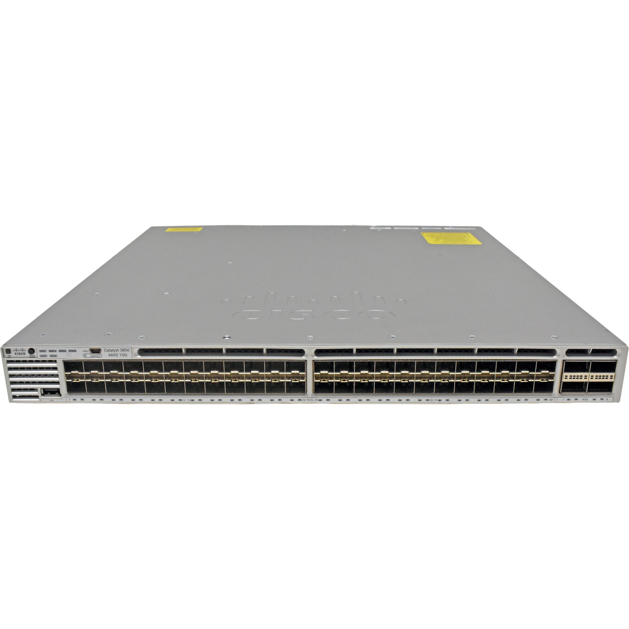 Cisco Catalyst WS-C3850-48XS-S 48-Port SFP+ 10GE Switch 4x 40G QSFP+ F ...