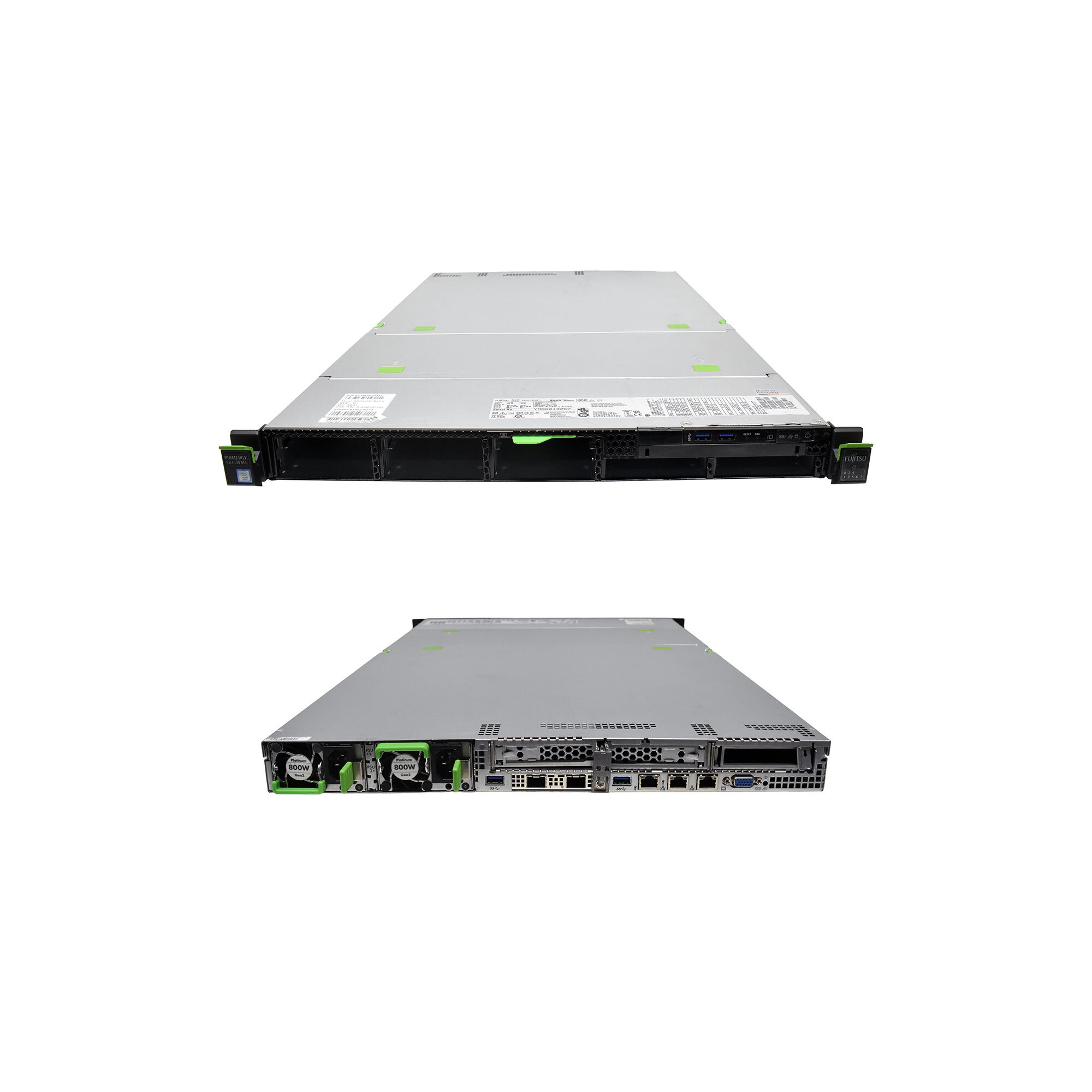 Fujitsu A3C40197123 Primergy RX2530 M4 Server 0 CPU 0 RAM 2xHS SFP+ 4x ...