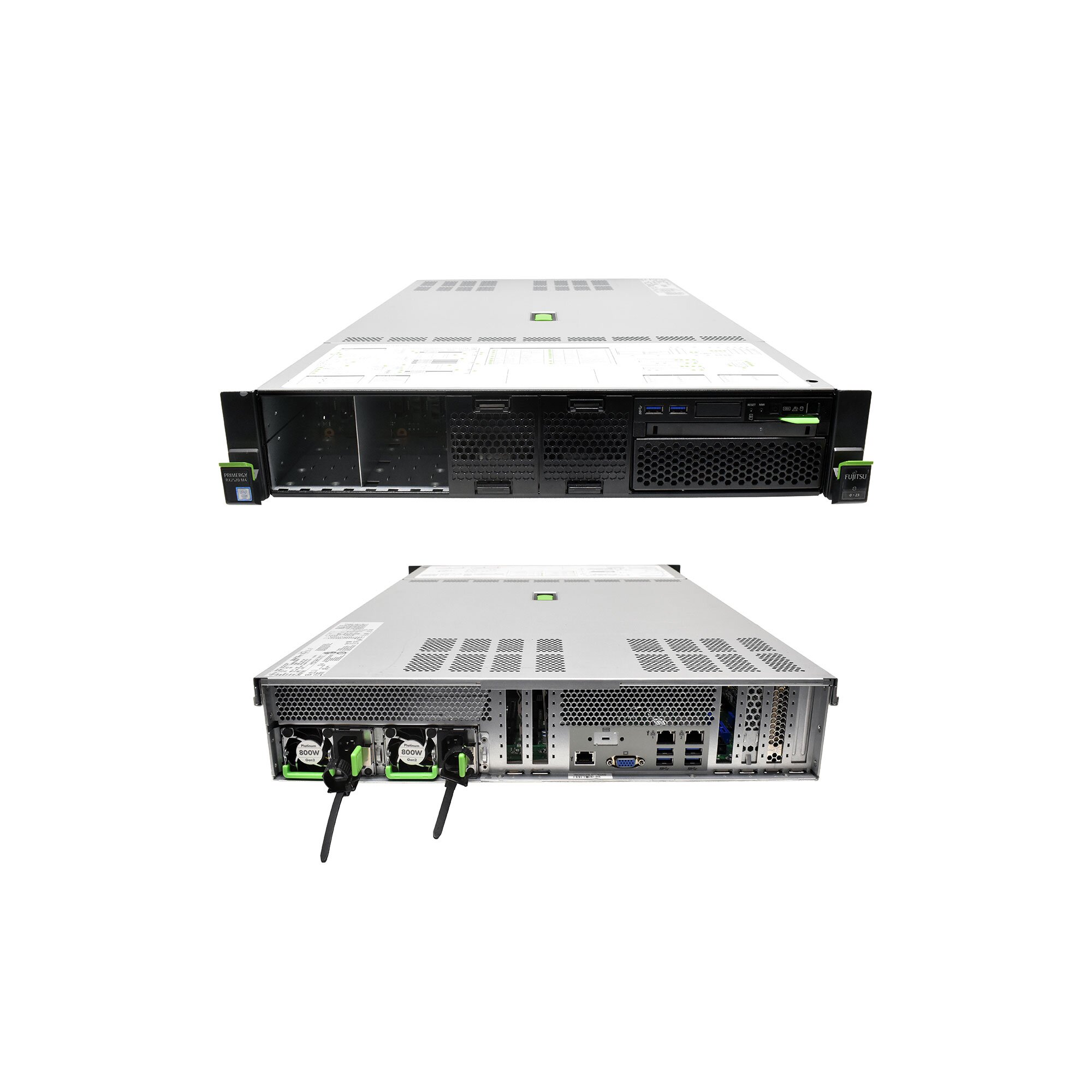 Fujitsu A3C40201904 Primergy RX2520 M4 Server ohne CPU ohne RAM 2xHS 8x ...