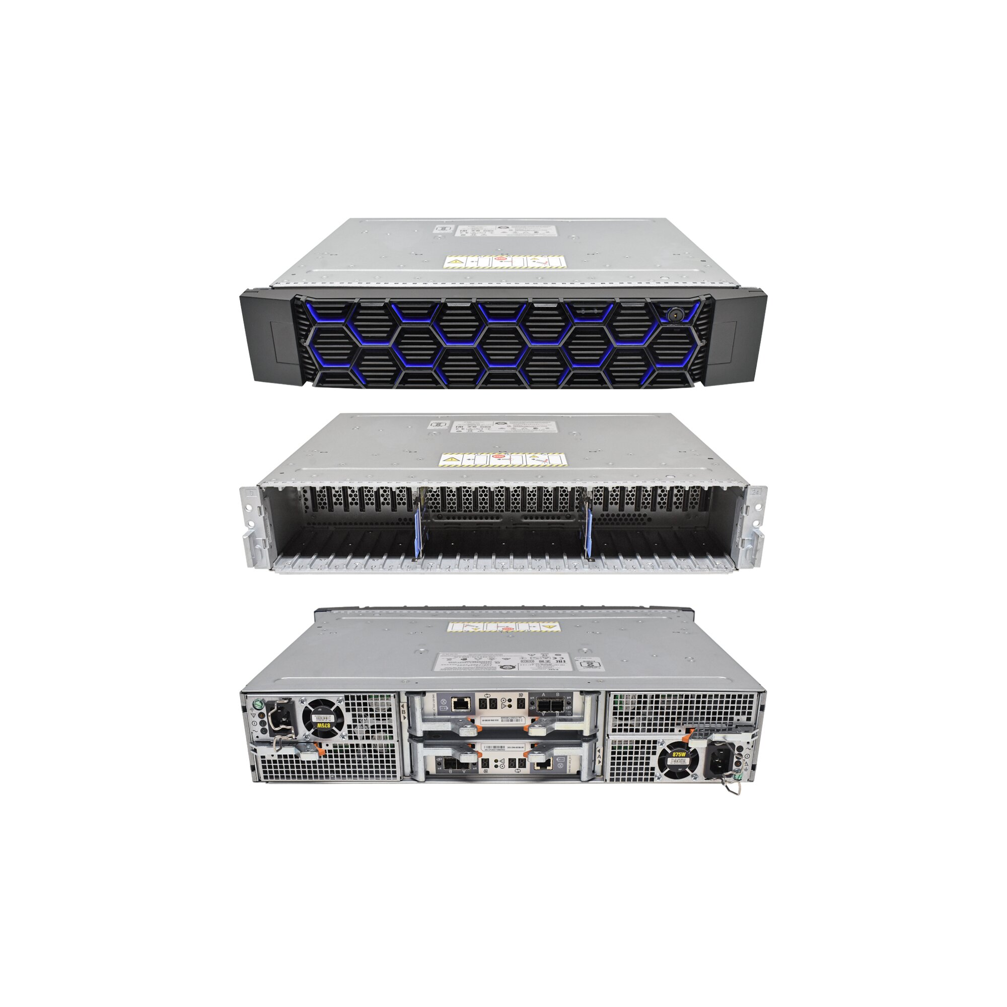EMC Unity TAE 2U 25-Bay 2,5" SAS 12G Storage Array 047-000-789 2 x ...
