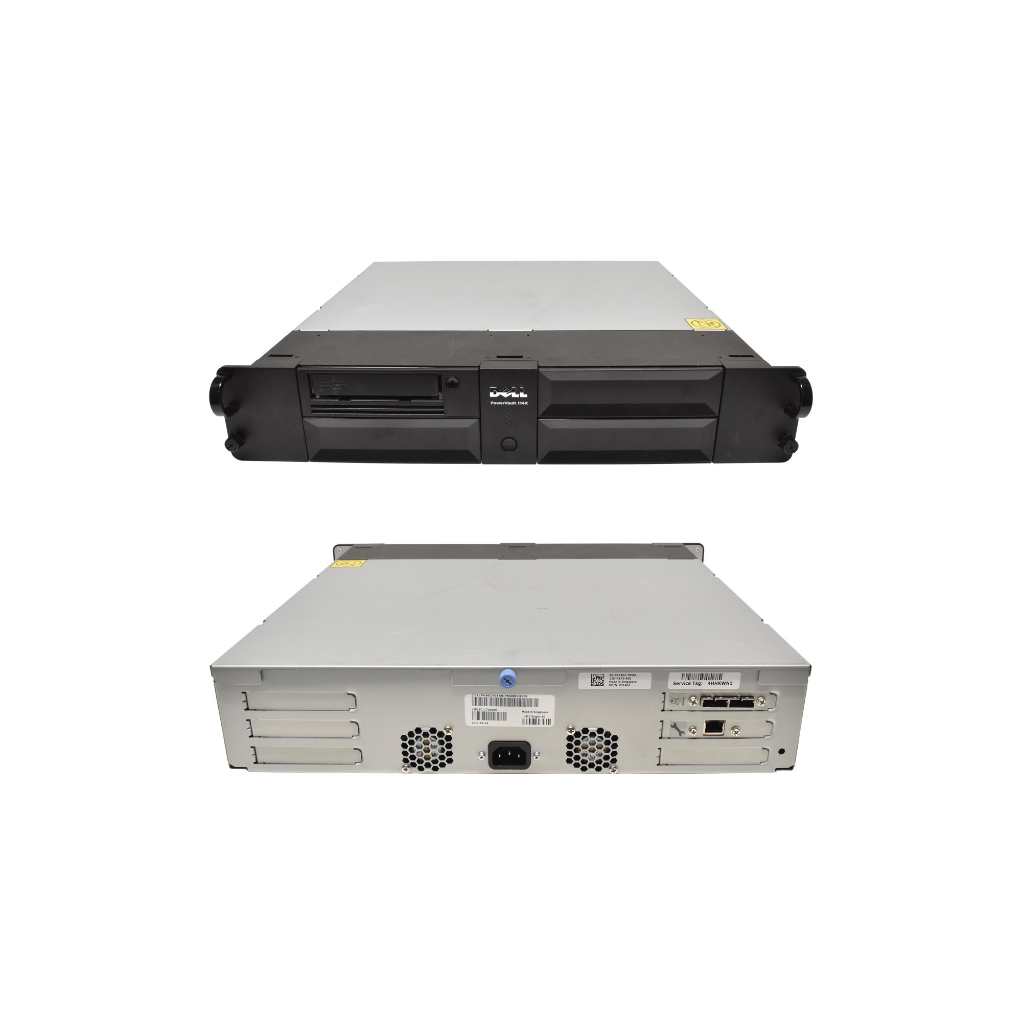 Dell PowerVault 114X LTO-6 HH SAS Tape Rack Drive 2U 010M37 / 0FJT69 ...