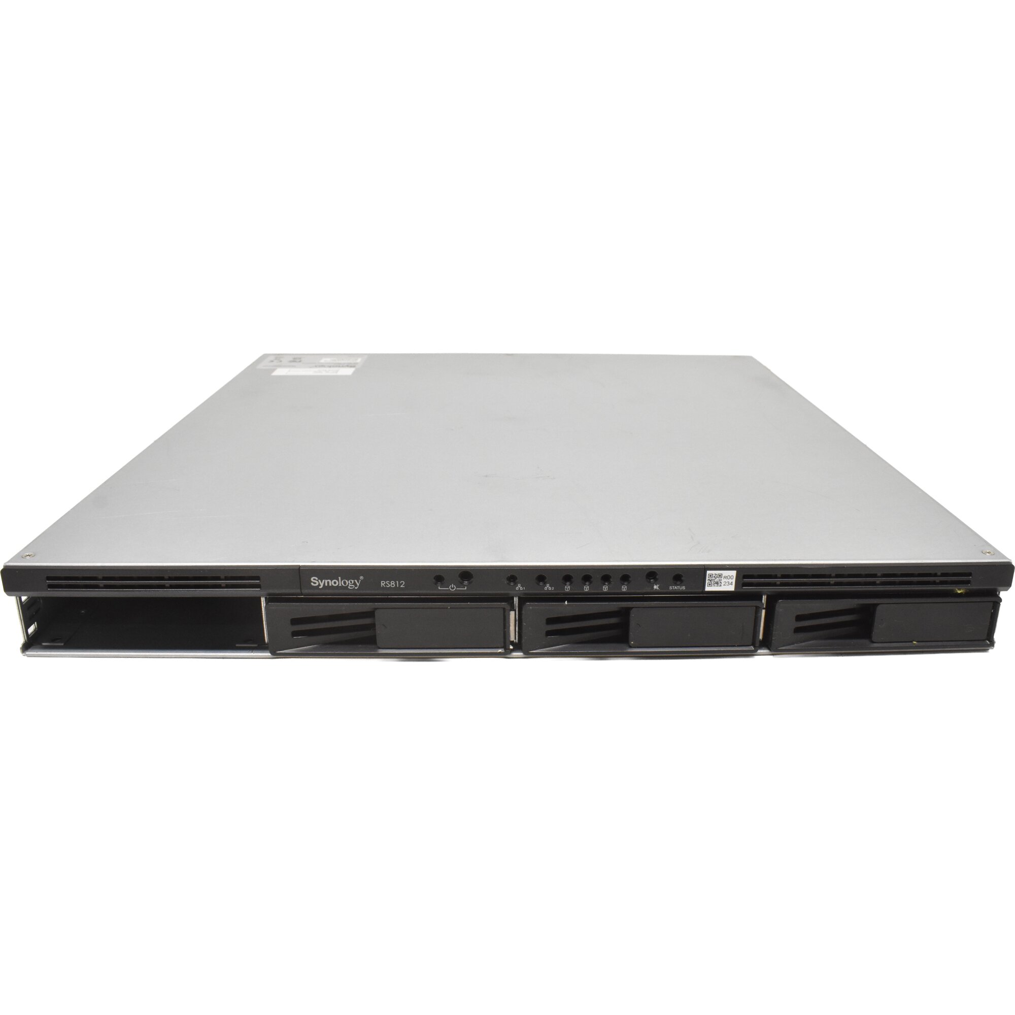 Synology RS812 4-Bay 3.5 1U Rack NAS Storage +3x Caddy - Piospartslap