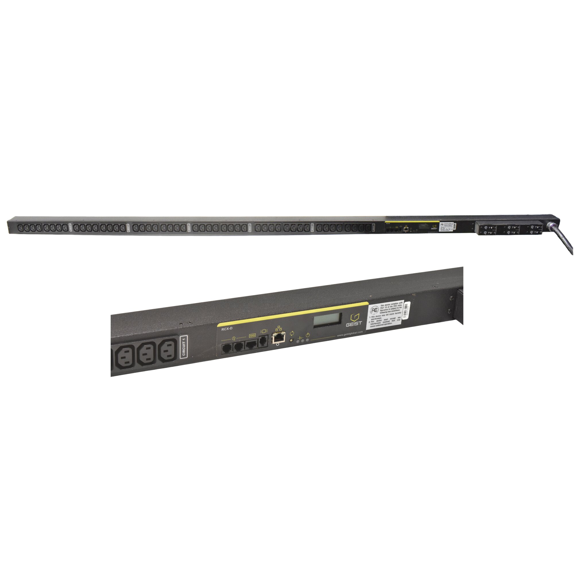 Geist RCX-D URCXW483-103C13PS56-D 48xC13 Metered PDU +Power Cord