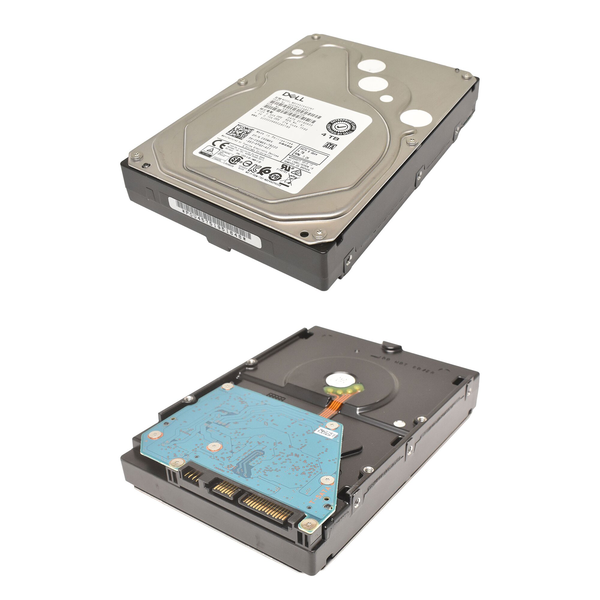 Dell 4TB 3.5" 7.2K 6G SATA HDD Festplatte MG04ACA400NY 095M6K ...