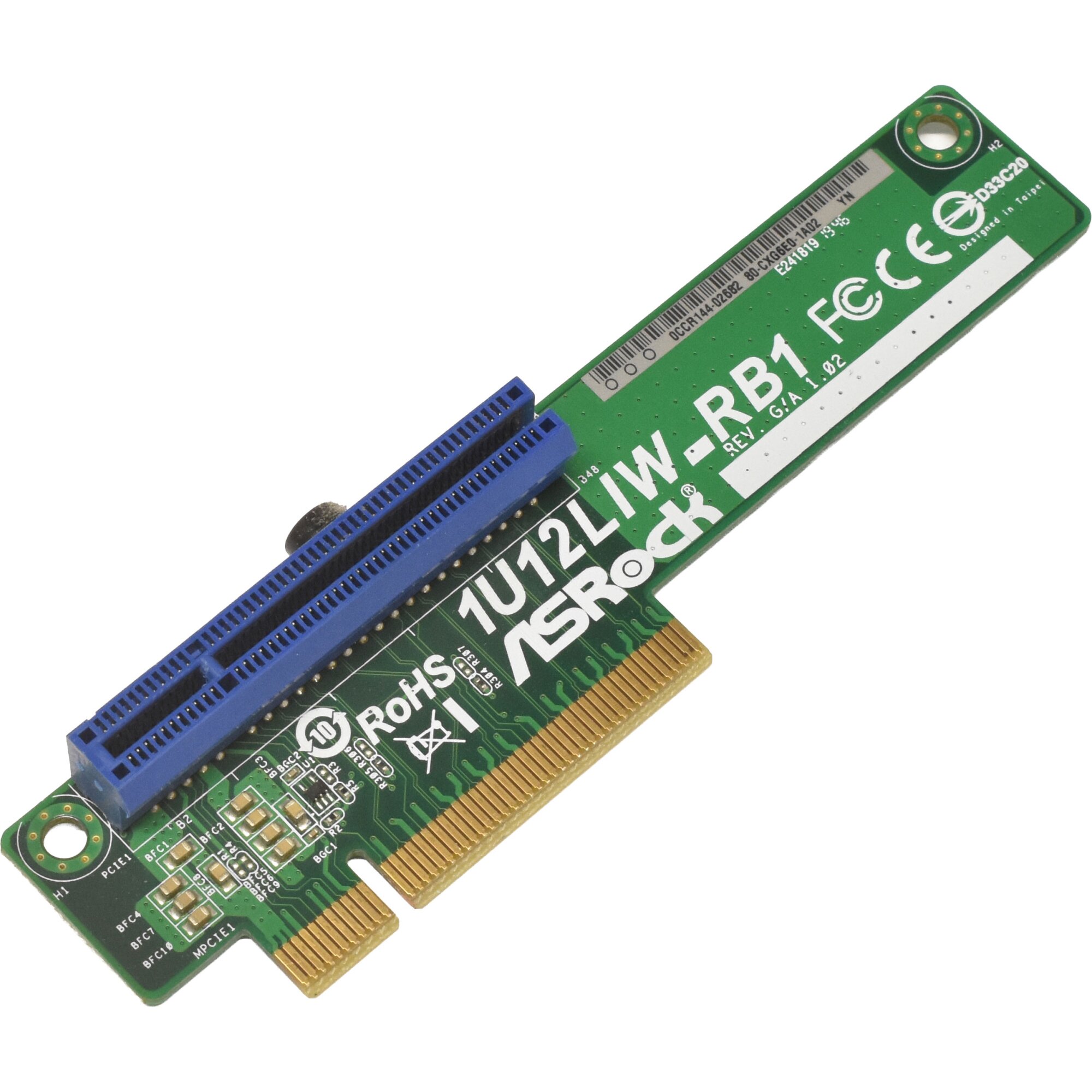AsRock 1U12LIW-RB1 Riser Card PCIe 3.0 x8 für Server 225576065611 / ...