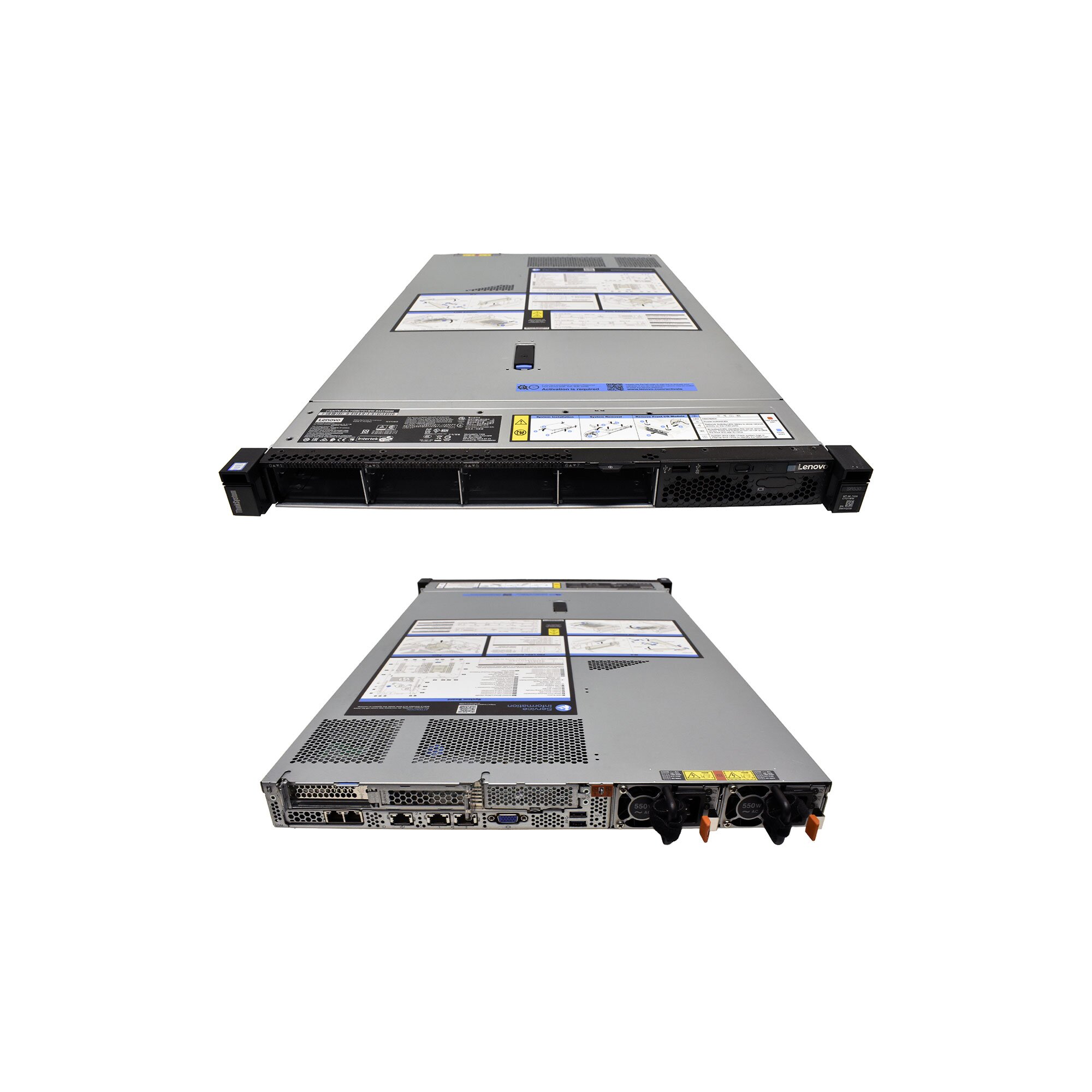 Lenovo ThinkServer SR530 no CPU no PC4 1x Heatsink Raid 730-8i-1G 8x ...