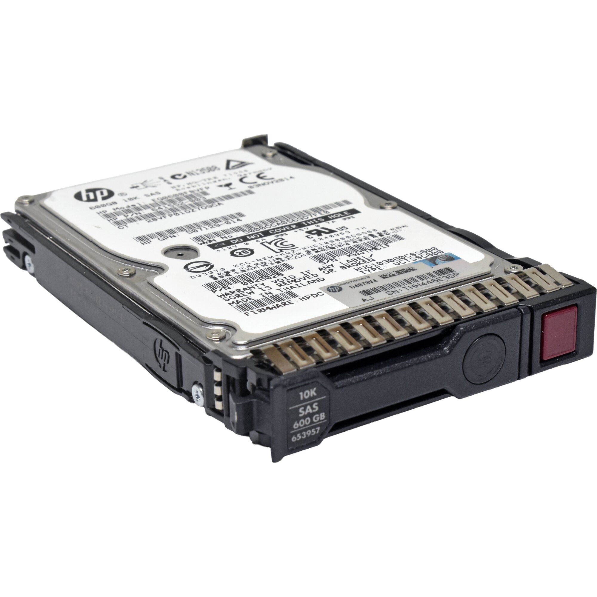 HP HGST 600GB 2.5“ 10K 6G SAS HDD HUC109060CSS600 653957-001 +Caddy