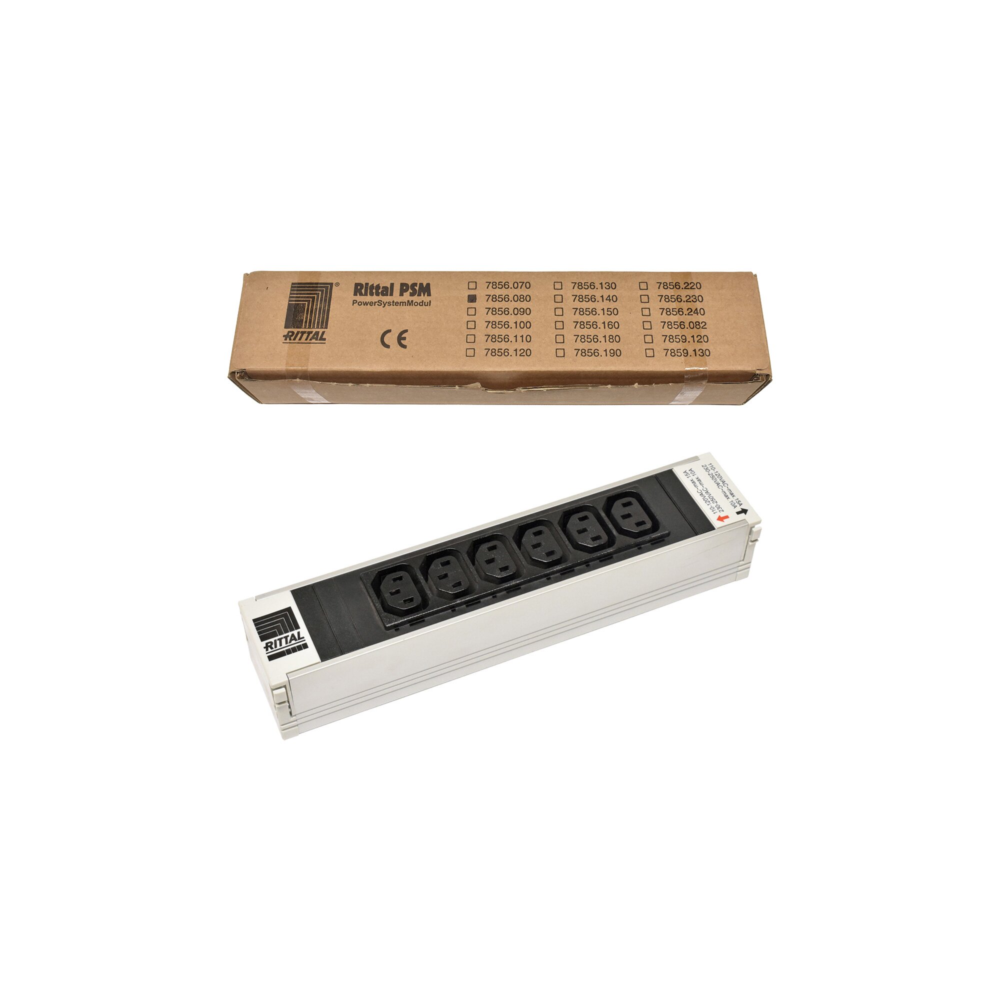 Rittal PSM Power System Modul 7856.080 Plug Bar Module 6 x C13 NEW