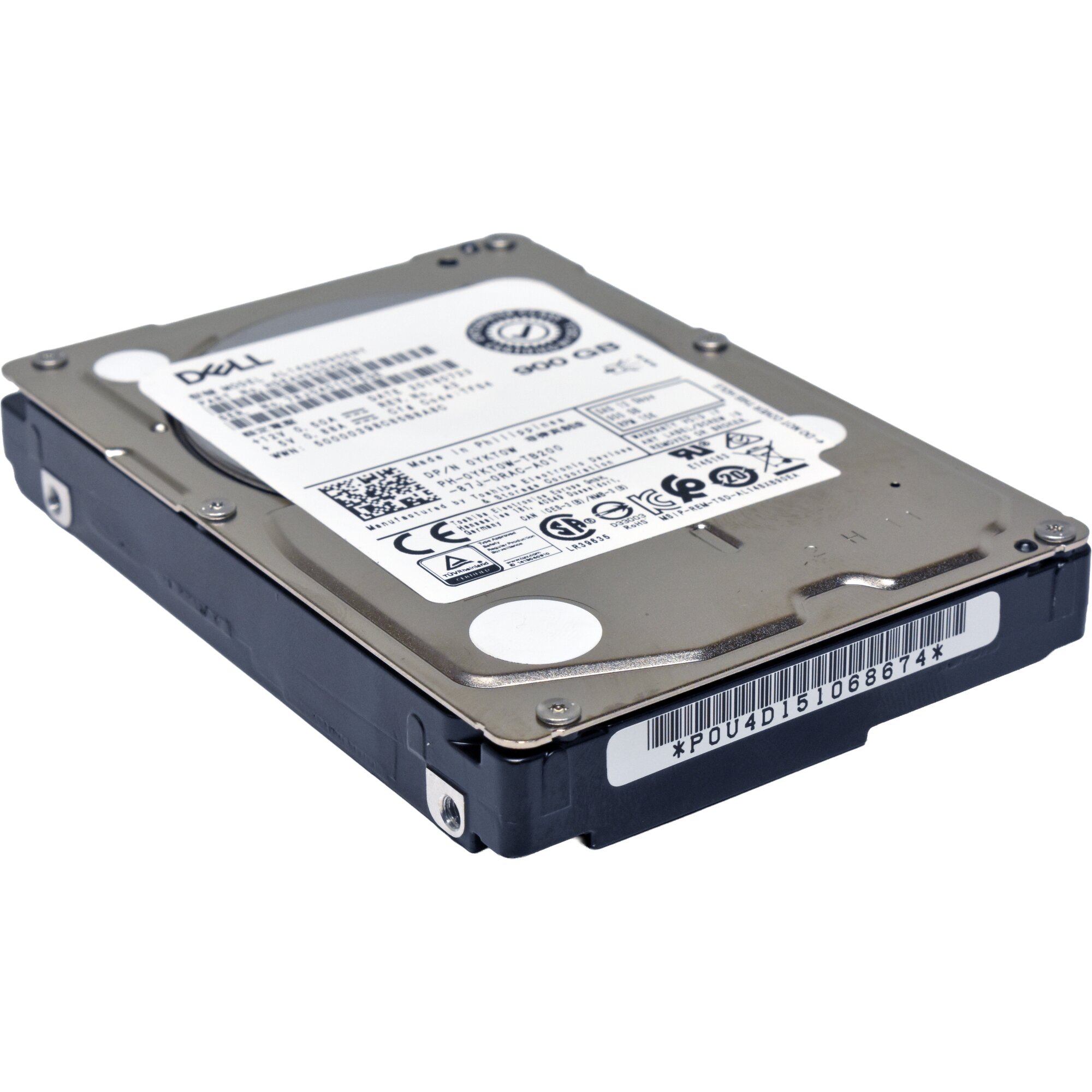 Dell Toshiba 900GB 2.5" 15K 12G SAS HDD AL14SXB90ENY 0YKT0W - Piospartslap