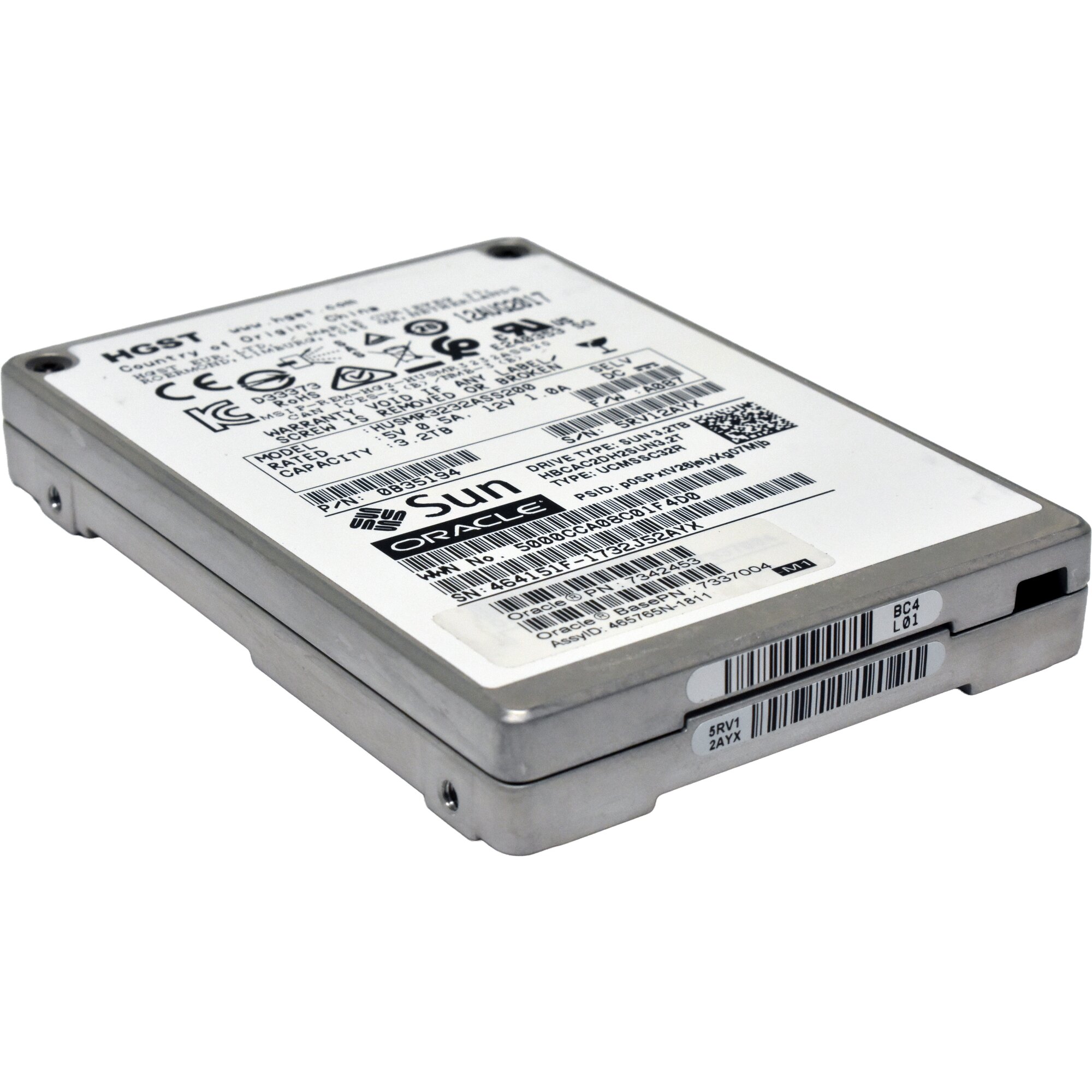SUN Oracle HGST 3.2TB 2.5" 12G SAS SED SSD HUSMR3232ASS200 7342453