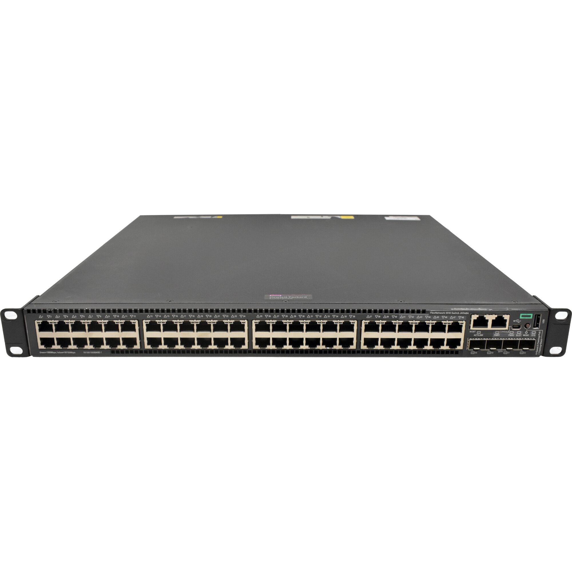 HP 5510 Series JH148A 48-Port RJ-45 PoE+ GE HI Switch 4x SFP+ 1x PSU ...