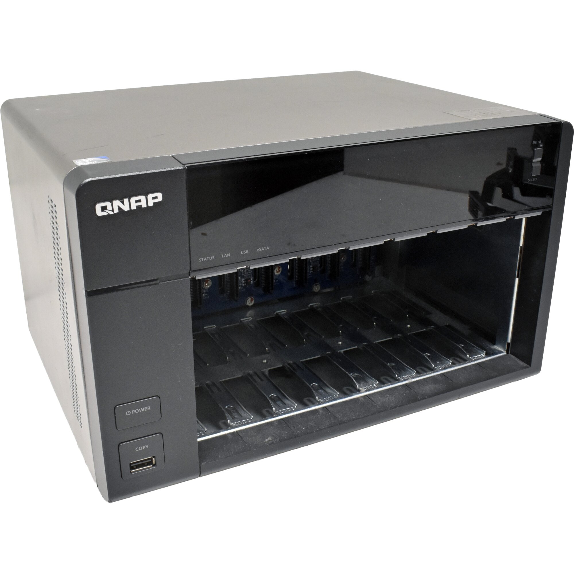 QNAP TS-869 Pro 8-Bay 3.5" NAS Server 2.13GHz 1GB RAM - Piospartslap