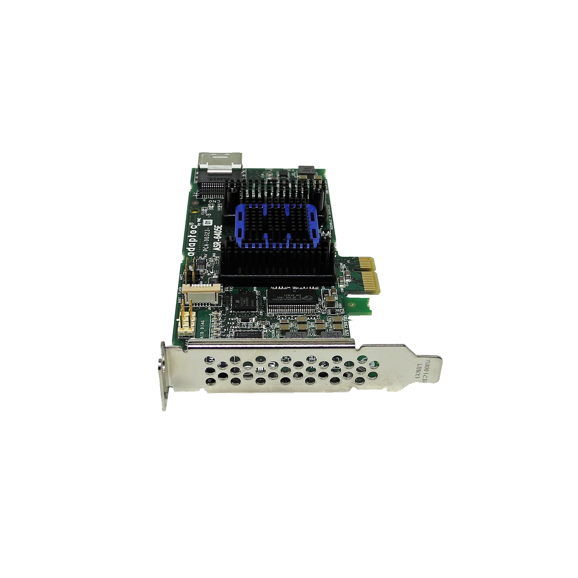Adaptec ASR-6405E 128MB 6Gb PCIe x1 SAS/SATA RAID Controller LP ...