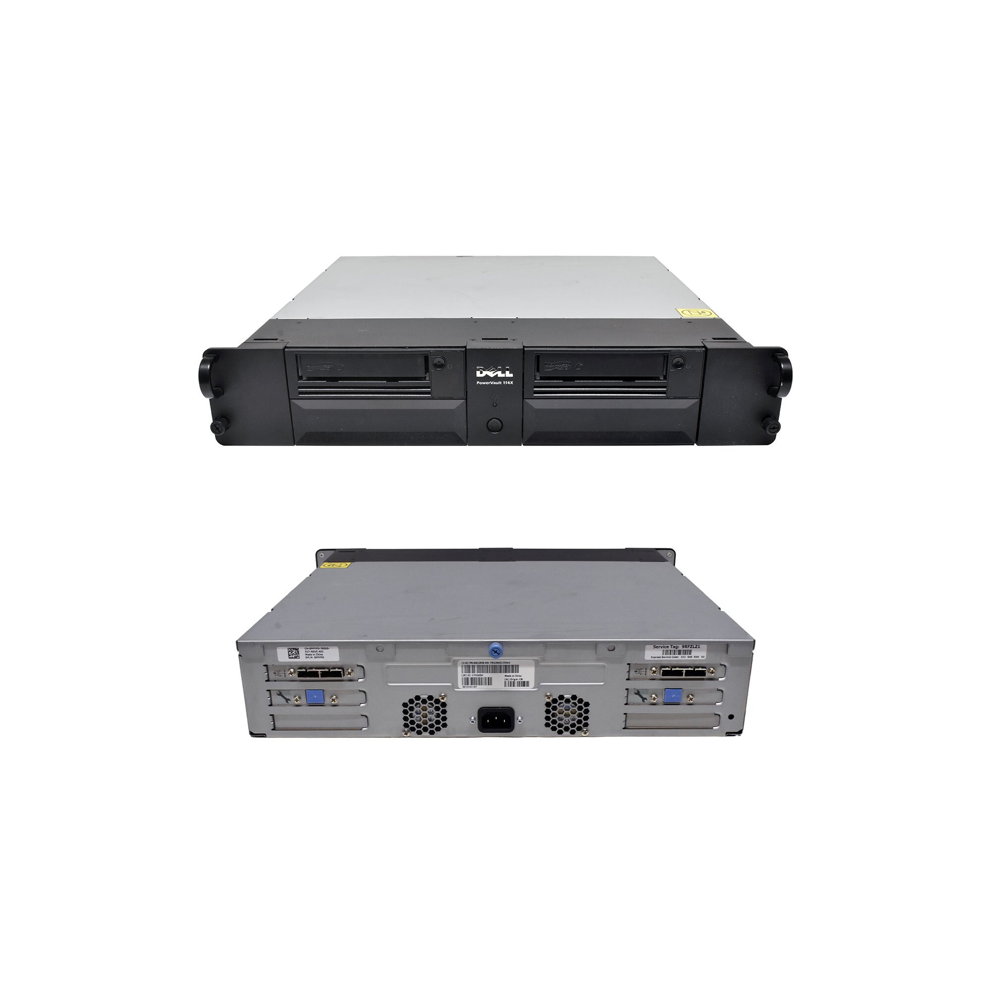 Dell PowerVault 114X LTO-6 HH SAS Tape Rack Drive 2U 010M37 / 0FJT69 ...