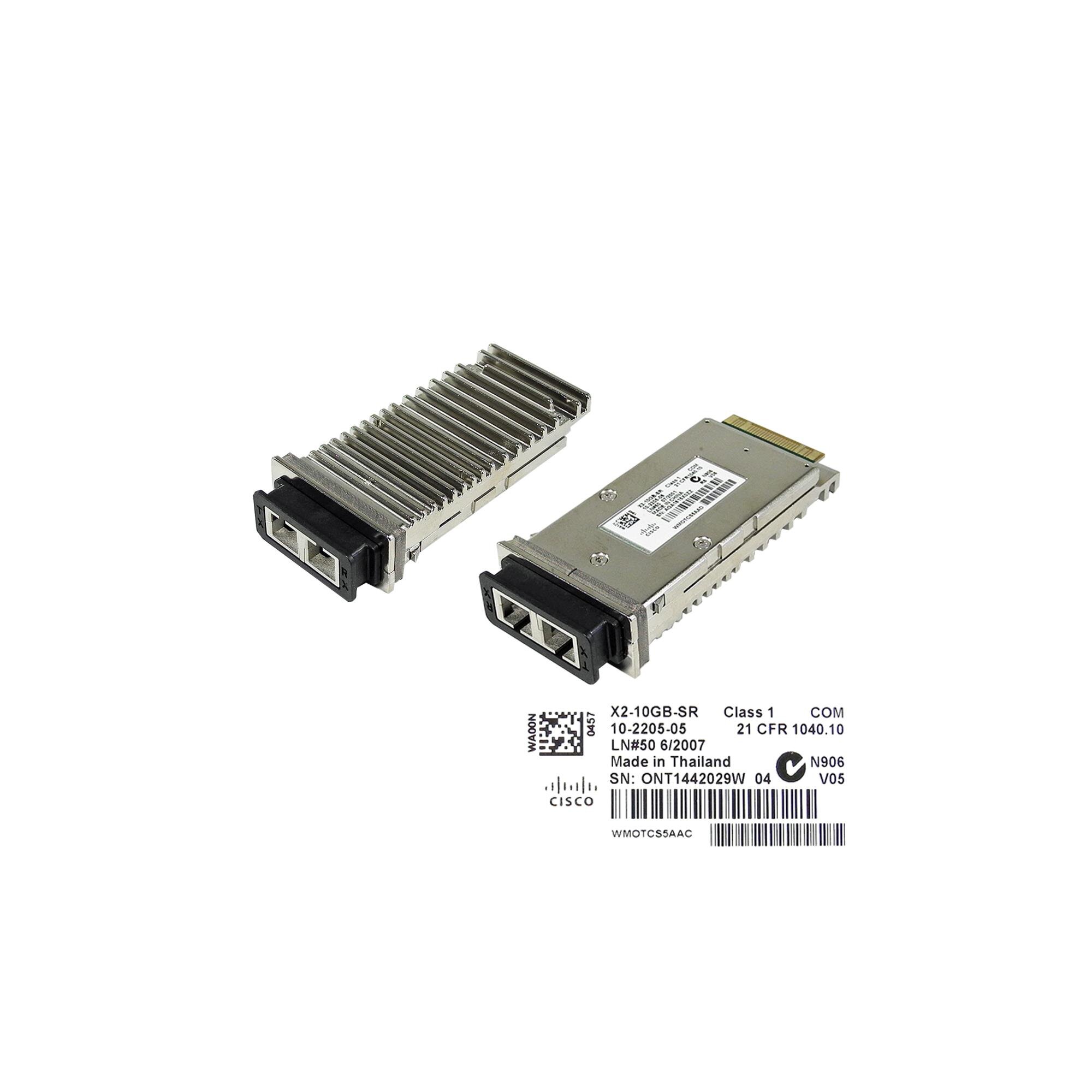 Cisco X2-10GB-SR Original 10 Gigabit Ethernet Transceiver Module PN 10 ...