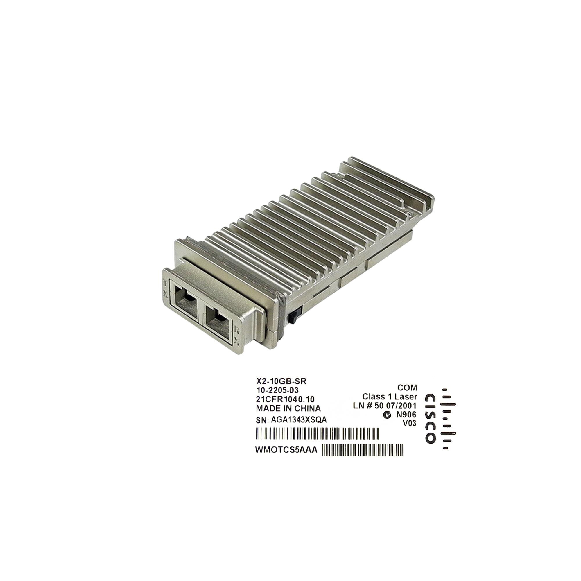 Cisco X2-10GB-SR Original 10 Gigabit Ethernet Transceiver Module PN 10 ...