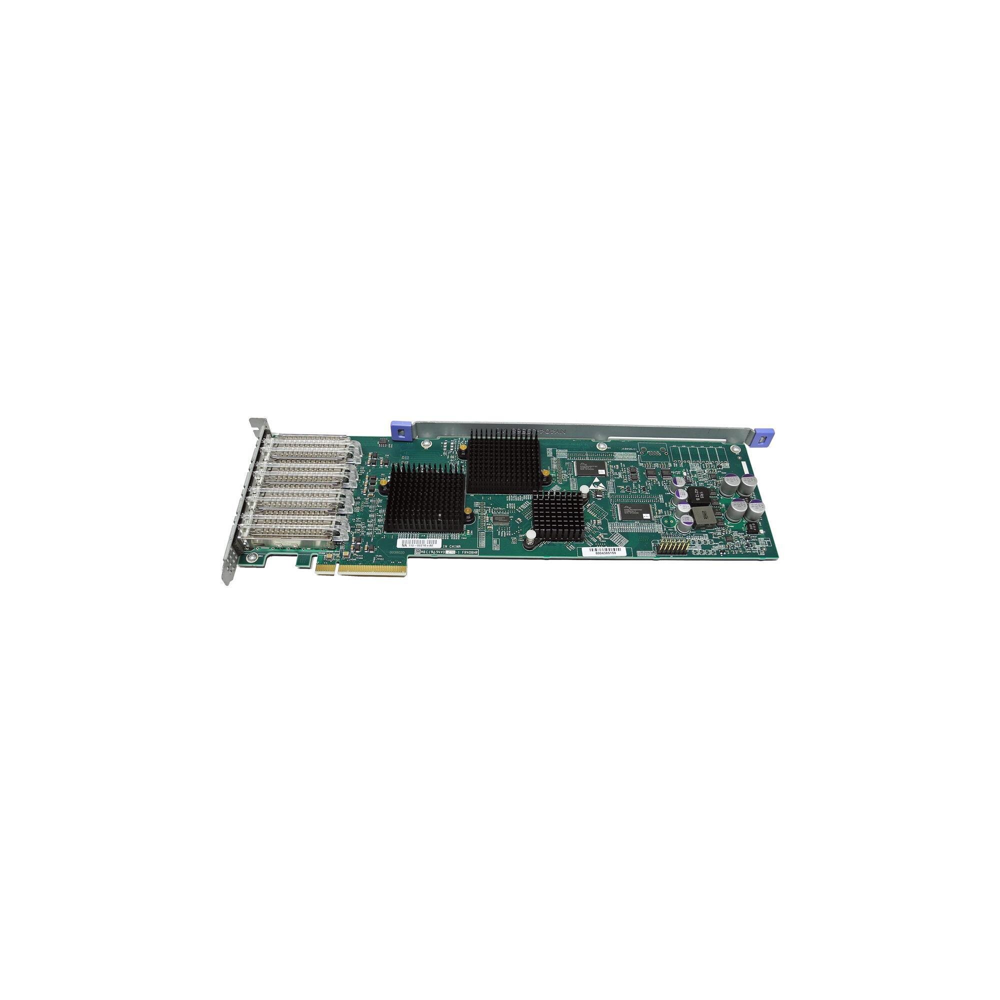 NetApp Quad-Port 6 Gb/s QSFP PCIe x8 SAS Controller PN: 111-00625+B1 ...