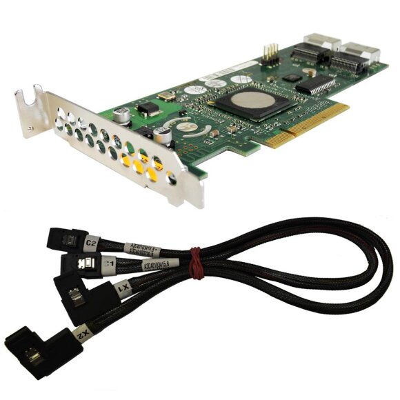 Fujitsu Primergy 8 Kanal RAID-Controller SAS PCI-E X8 D2507-C11 GS1 +2x ...