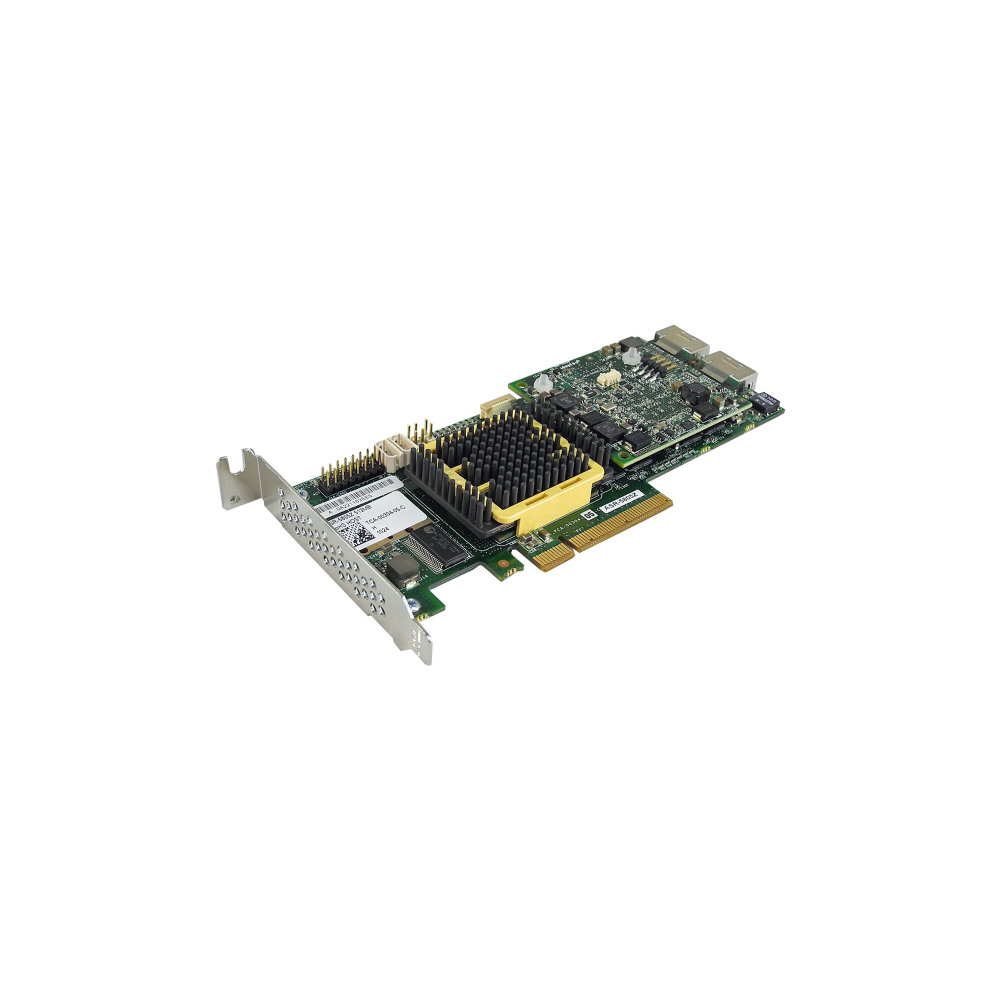 Adaptec ASR-5805Z SAS/SATA RAID Controller + BBU + 2x Kabel Low Profile ...