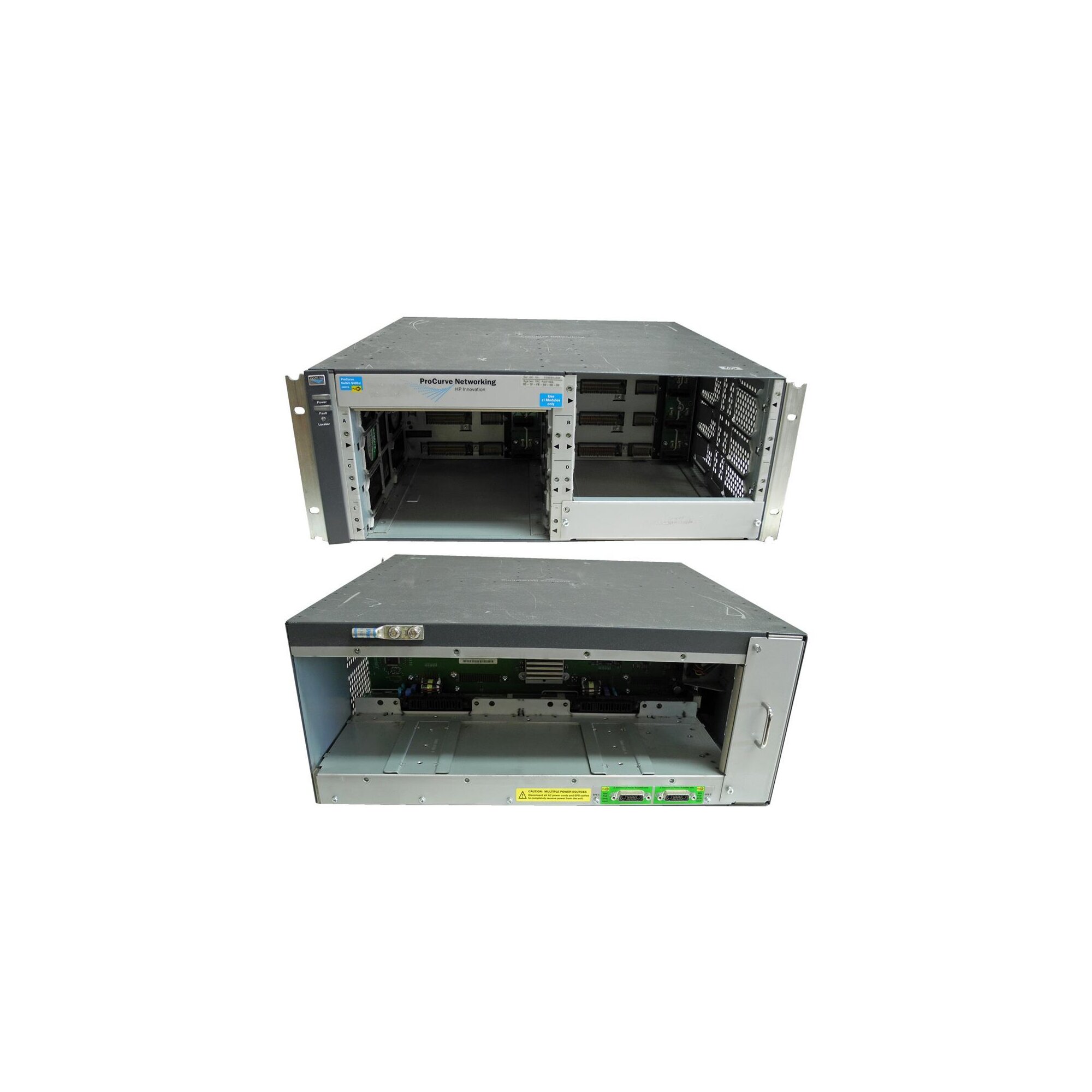 HP ProCurve 5406zl J8697A Modular Switch Chassis Rack 4U - Piospartslap