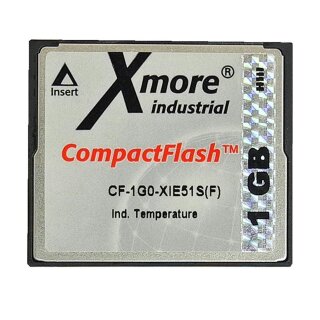 X More Industrial 10 x1GB CF-1G0-XIE51S(F) CompactFlash Memory Cards ...
