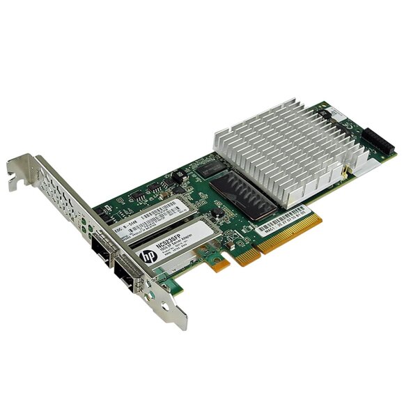 HP NC523SFP FC Dual-Port 10GbE SFP+ PCIe x8 Server Adapter 593742-001 ...