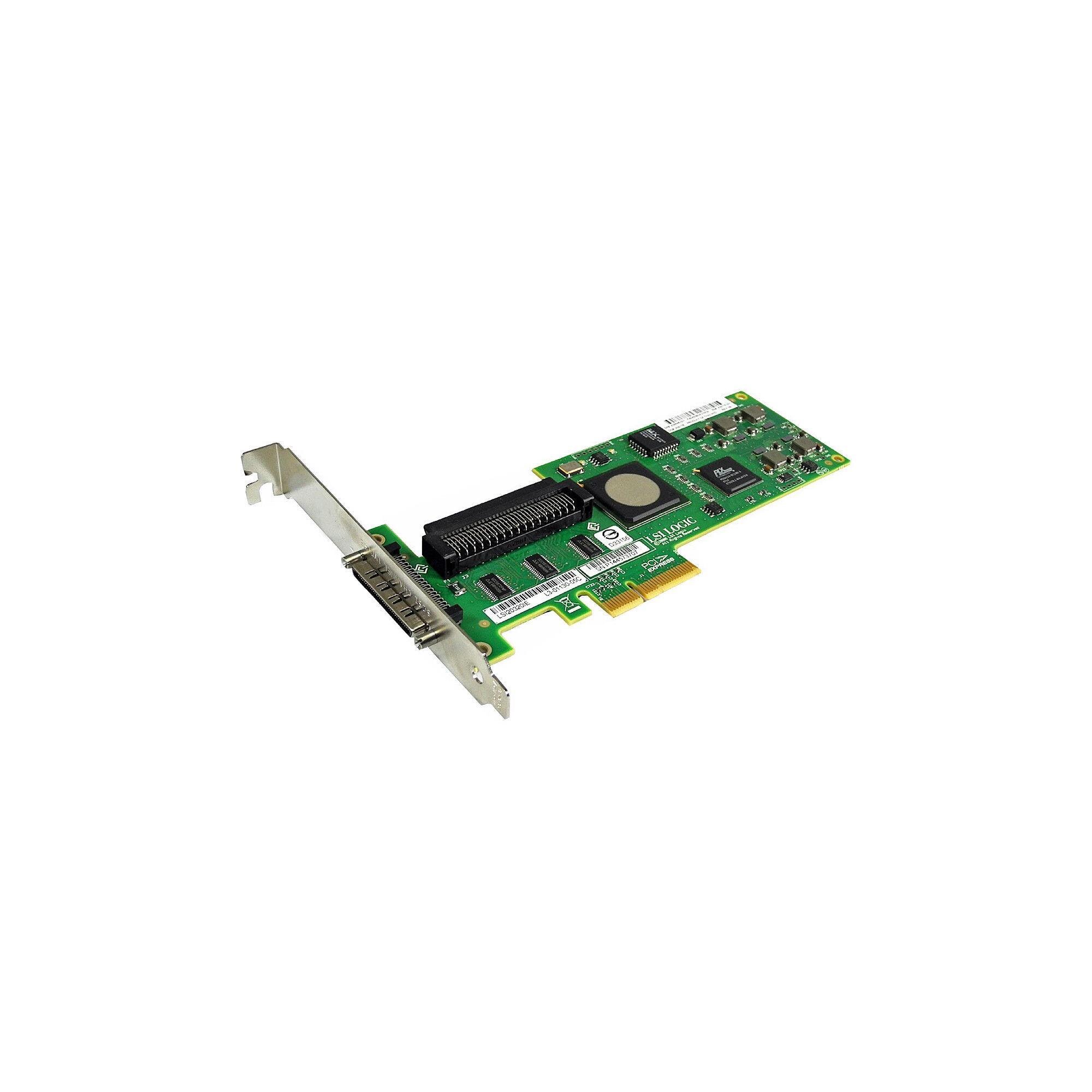LSI 20320ie HP Ultra 320 SCSI PCI-Express x4 Controller SP# 439946-001 ...
