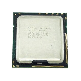 Intel Xeon Processor E5640 12MB L2 Cache, 2,66 GHz 4- Core FCLGA 1366 P ...