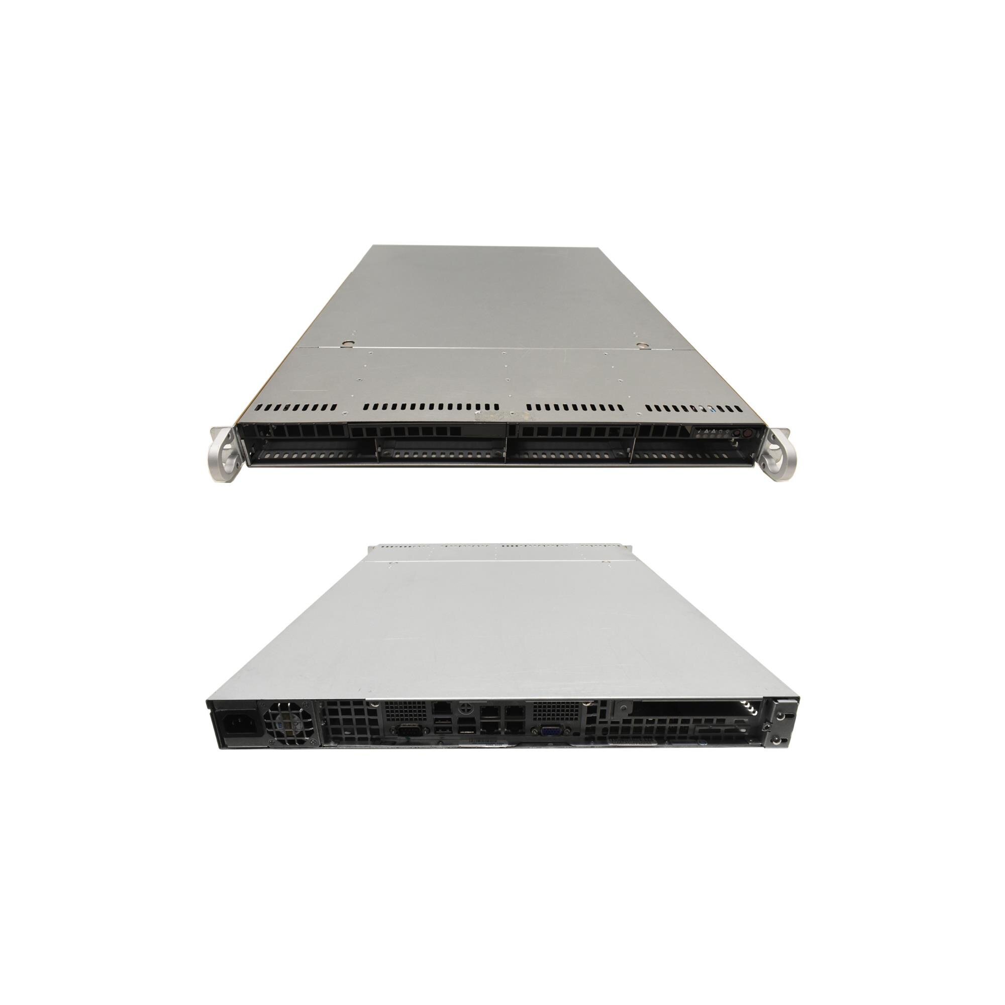 Supermicro CSE-815 1U Rack Server Mainboard X10SLM+-LN4F LGA 1150 1x ...