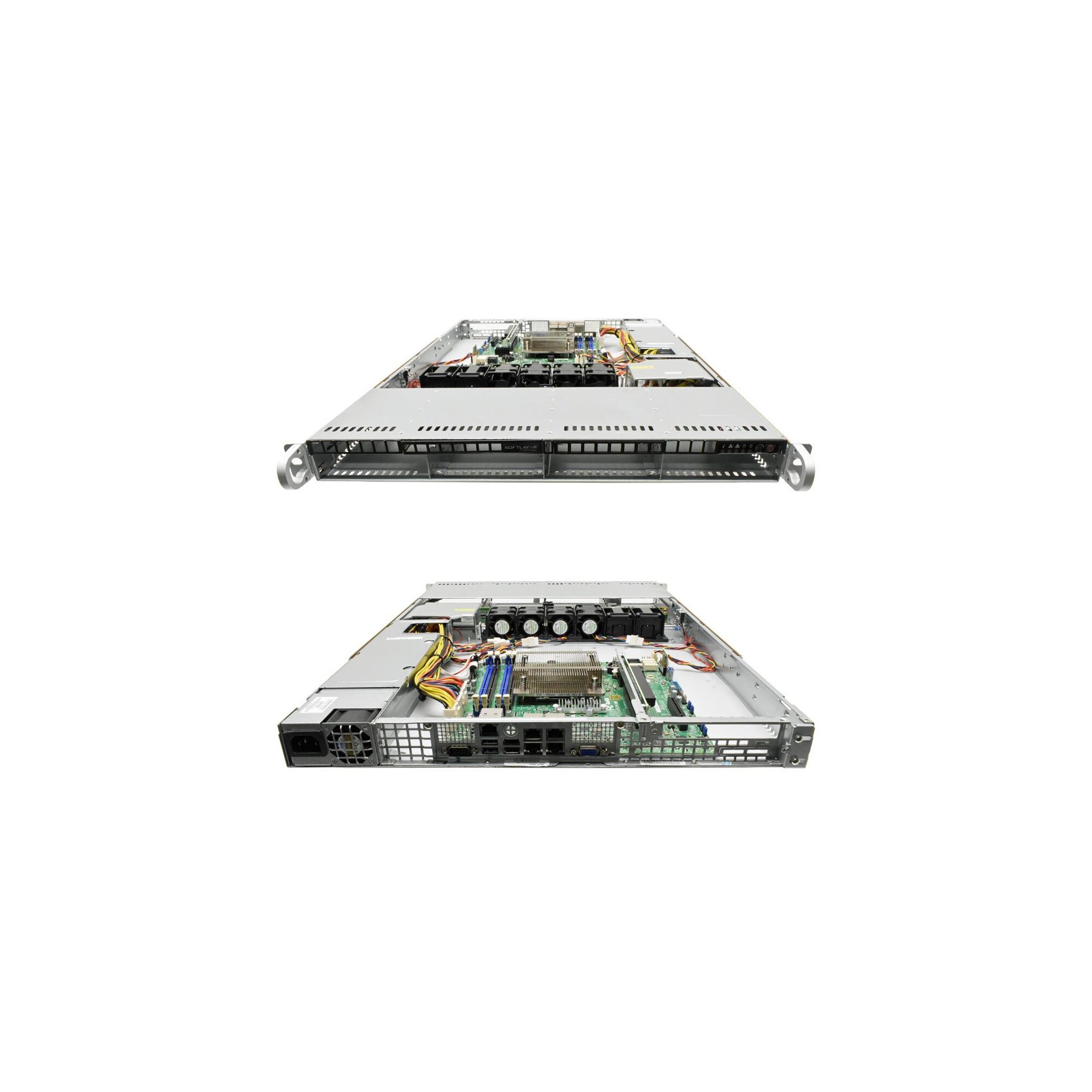 Supermicro CSE-815 1U Rack Server Mainboard X10SLM+-LN4F LGA 1150 1x ...