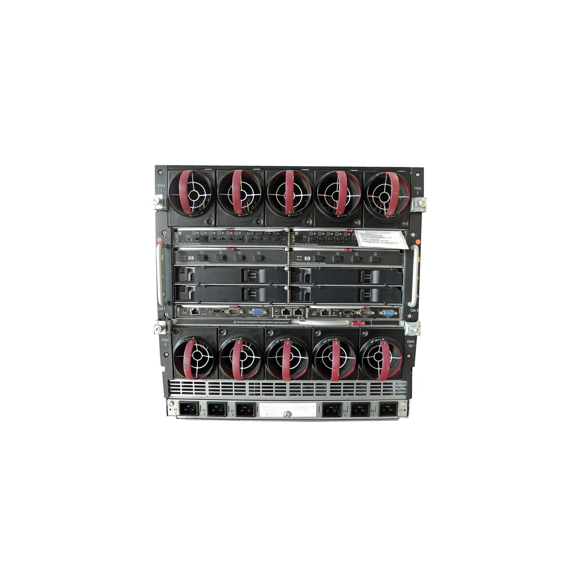 HP C7000 G3 Platinum Blade Server Chassis Enclosure 681844-B21+2x VC ...