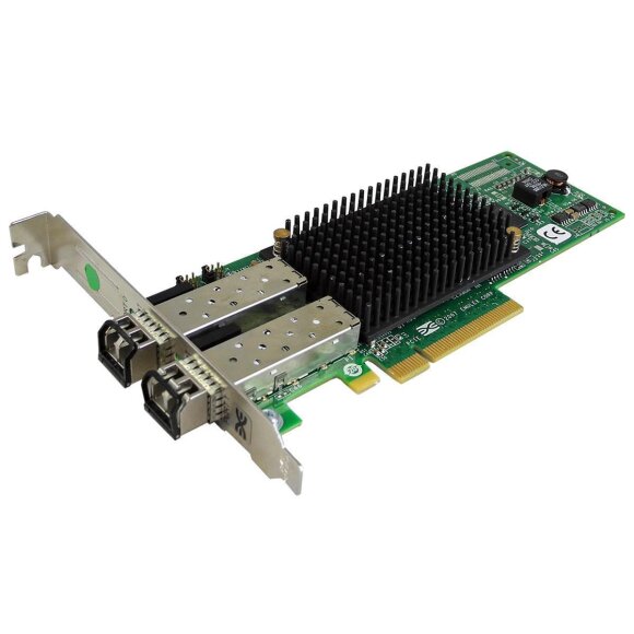 IBM LPE12002 Dual 8Gb/s PCIe x8 FC Server Adapter 10N9824 + 2x 8Gb SFP+ ...