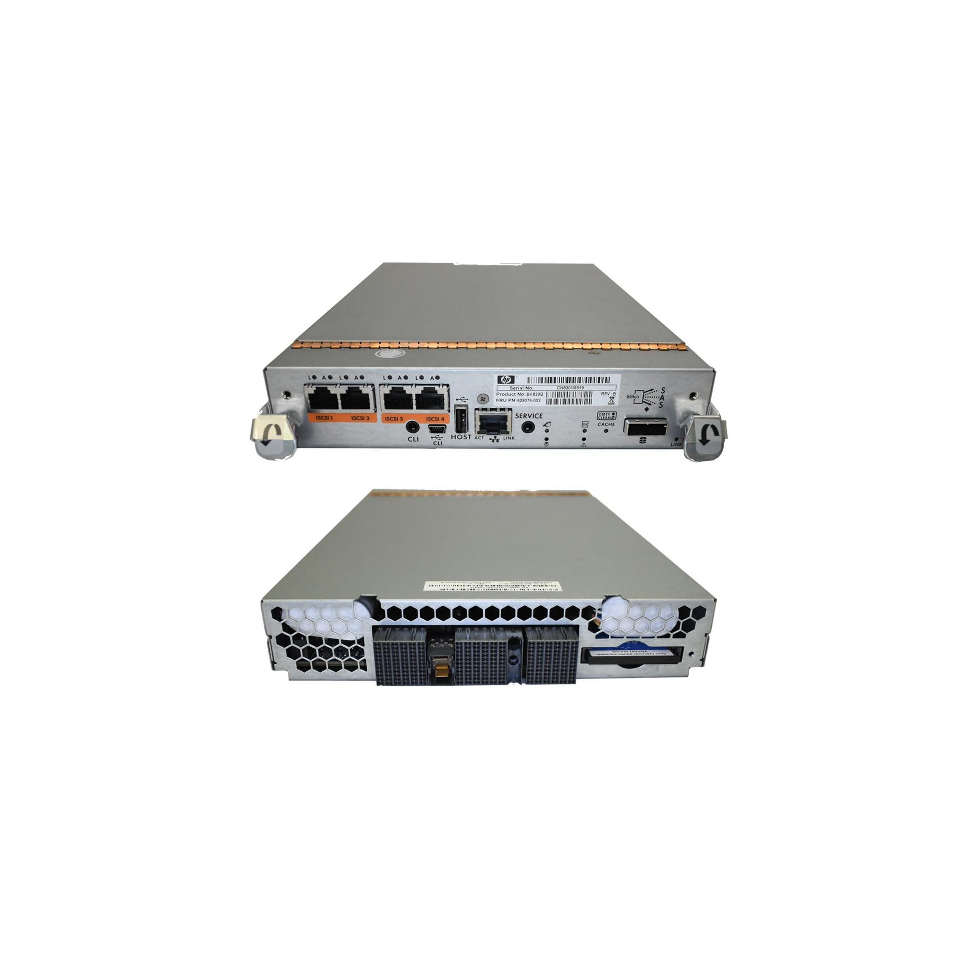 HP 1GB Ethernet P2000 G3 ISCSI MSA Array System Controller BK829A PN ...