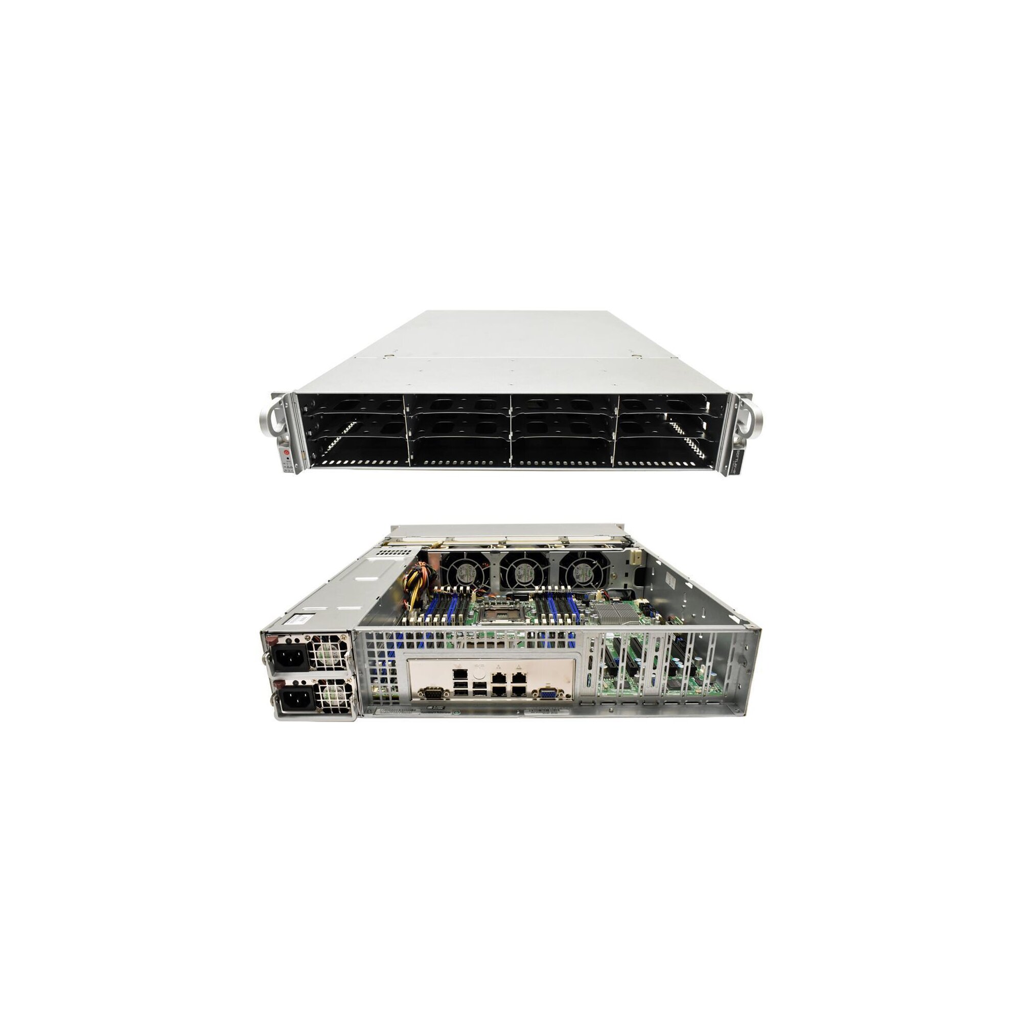 Supermicro CSE-826 2U Rack Server Mainboard X9DRi-LN4F+ Rev 1.20A ...