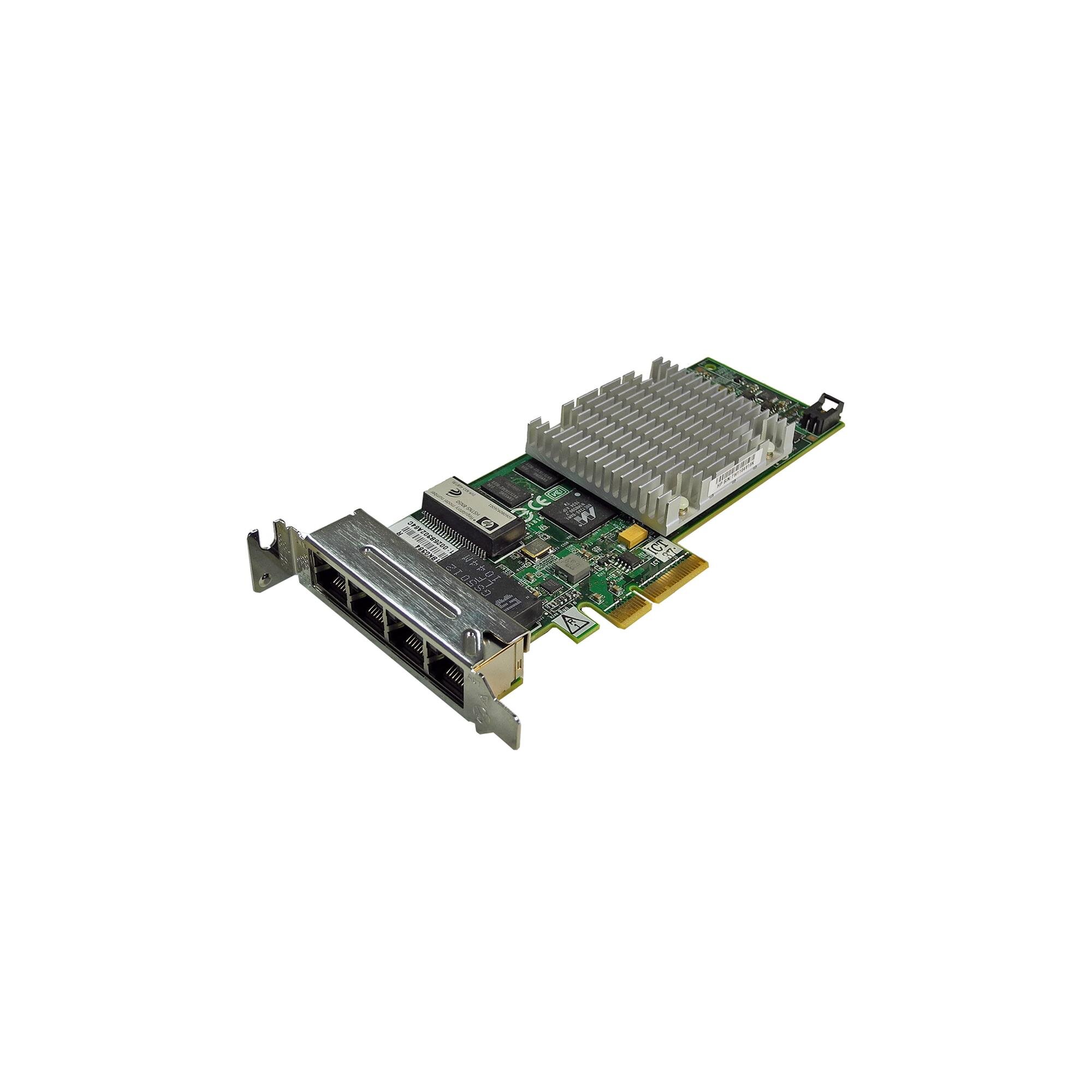 HP NC375T Quad Port PCIe x4 Gigabit Server Adapter P/N 539931-001 ...