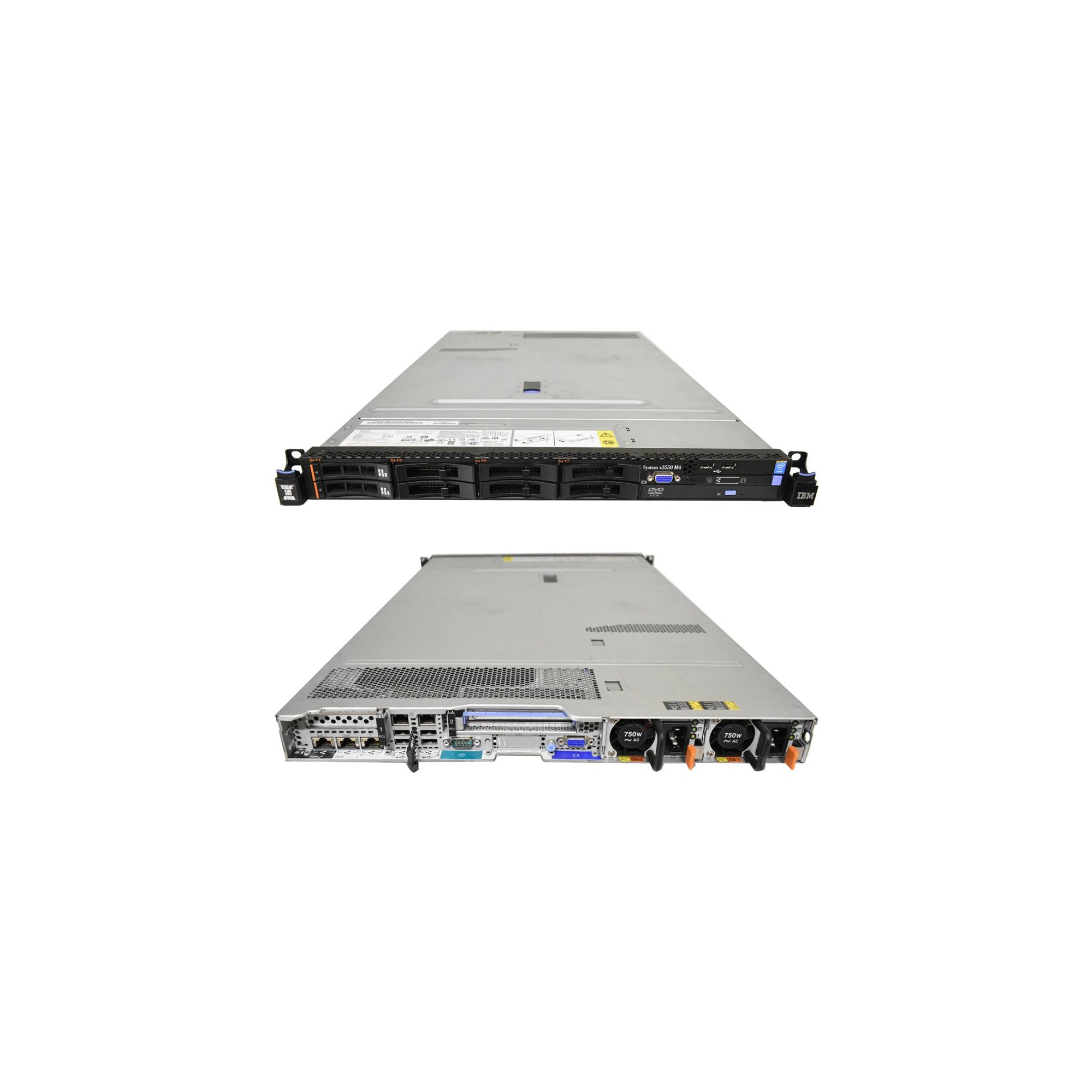 IBM x3550 M4 Server 2x Xeon E5-2630 6C 2.30 GHz 64GB RAM 2x 146GB + 4x ...