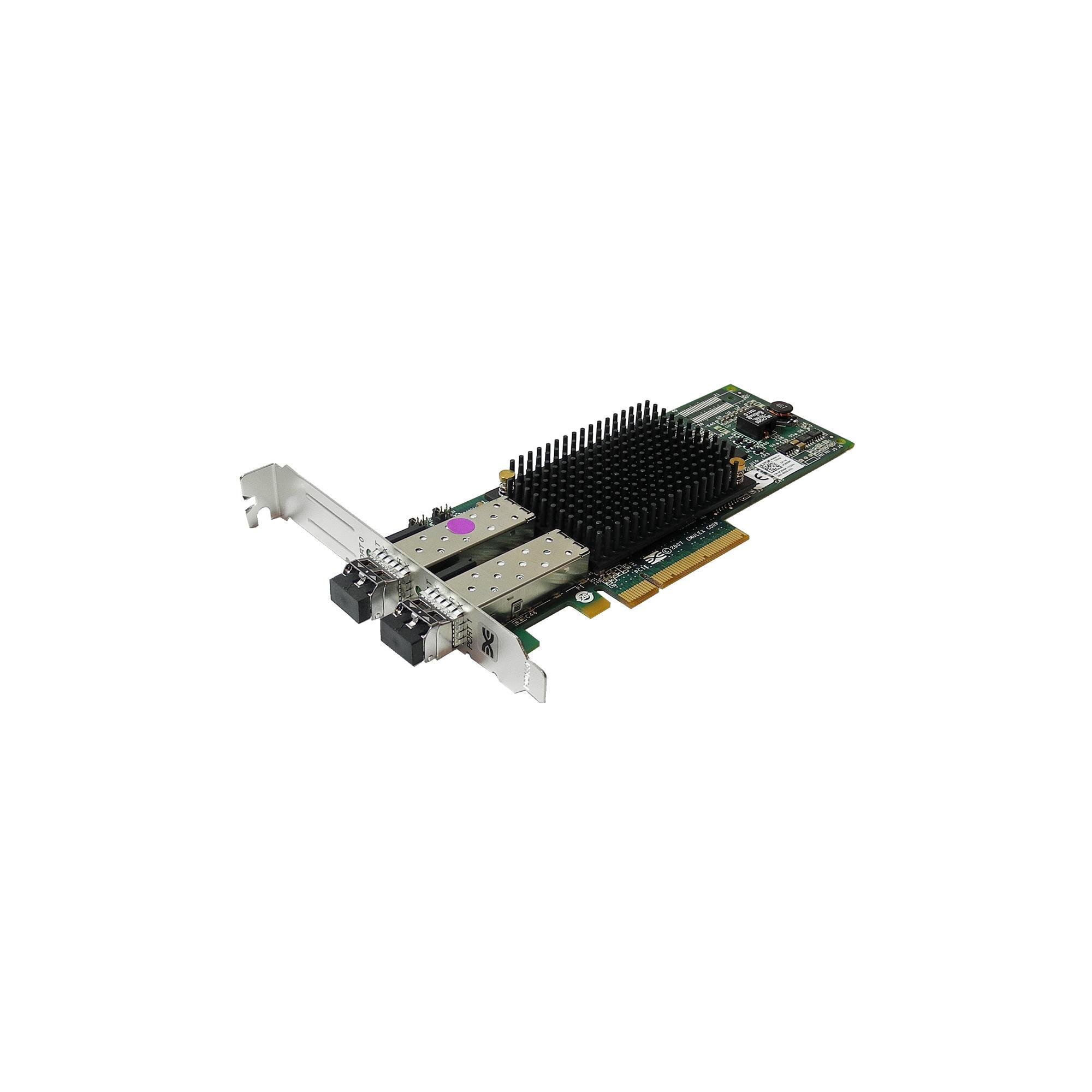 IBM LPE12002 Dual 8Gb/s PCIe x8 FC Server Adapter 10N9824 + 2x 8Gb SFP+ ...
