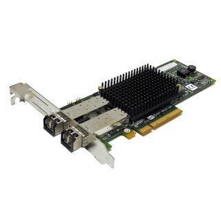 IBM LPE12002 Dual 8Gb/s PCIe x8 FC Server Adapter 10N9824 + 2x 8Gb SFP+ ...