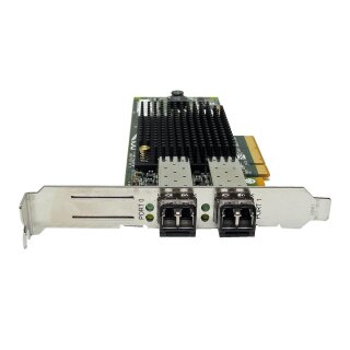 IBM LPE12002 Dual 8Gb/s PCIe x8 FC Server Adapter 10N9824 + 2x 8Gb SFP+ ...